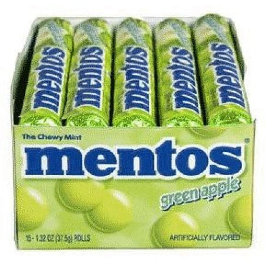 Mentos Rolls, Green Apple, 1.32 Ounce (Pack of 15) - Walmart.com