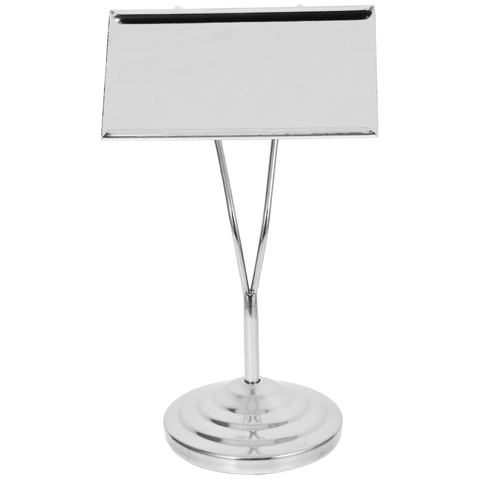 Sturdy Stainless Steel Sign Holder Stand for Price Tags and Menu ...