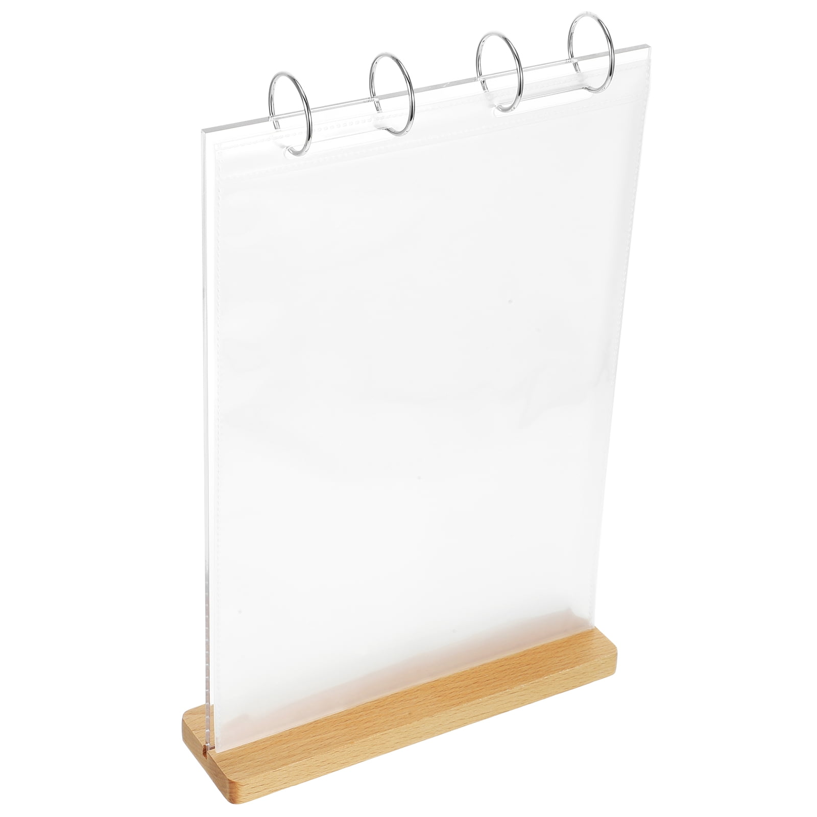 Double Sided Table Menu Display Stand Acrylic Menu Sign Holder for A4 ...