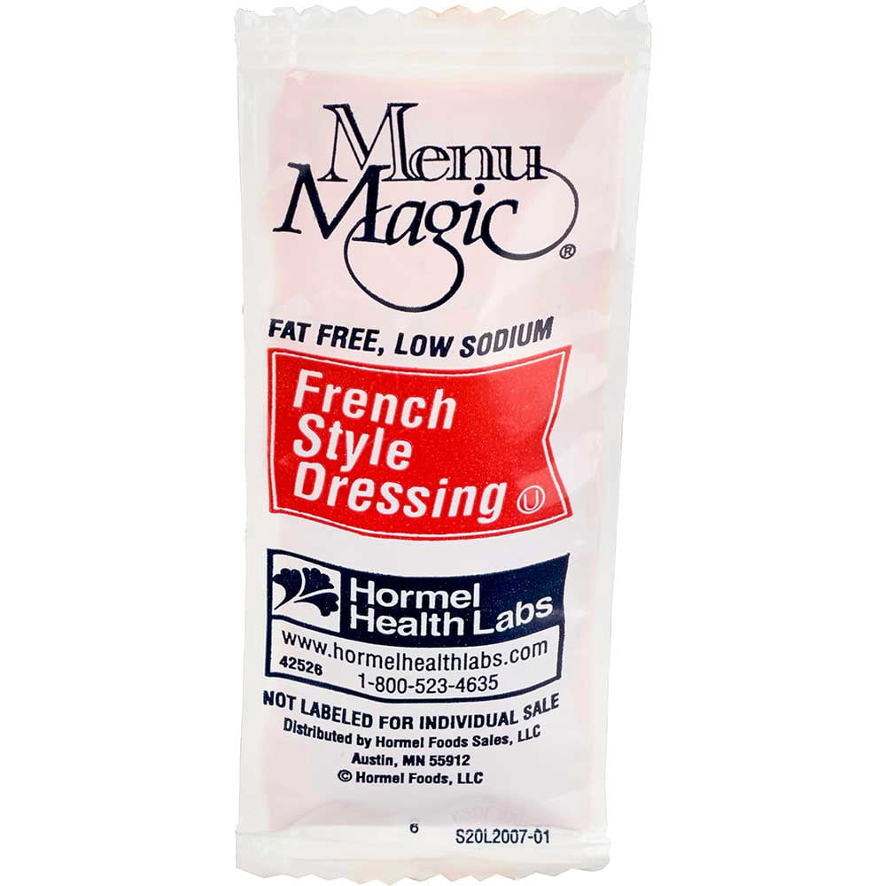Menu Magic, Fat Free French Dressing , Portion Pack, 12 Gram --200 Case ...