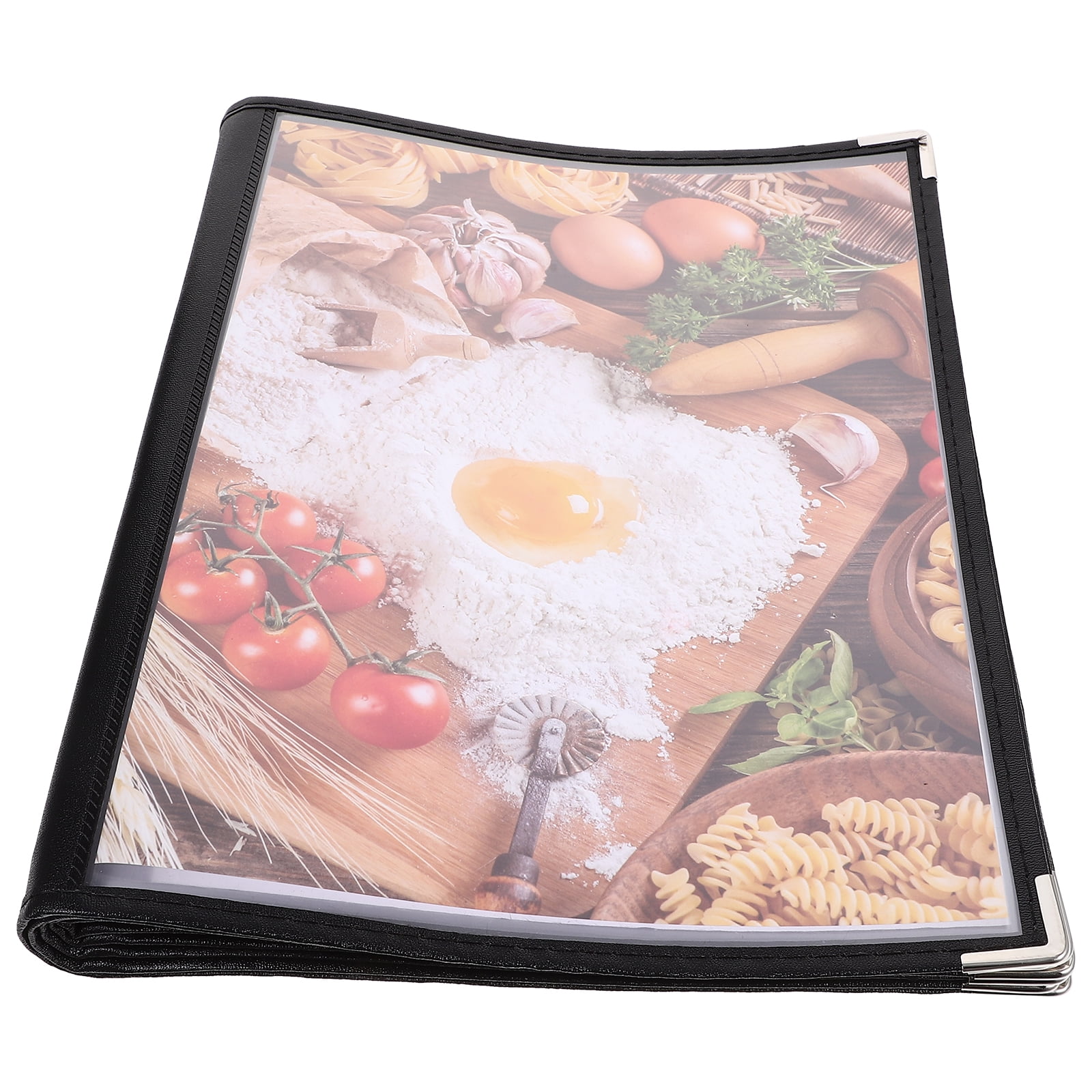 Menu Paper Bar Price List Transparent PVC Loose-leaf Recipe Book ...