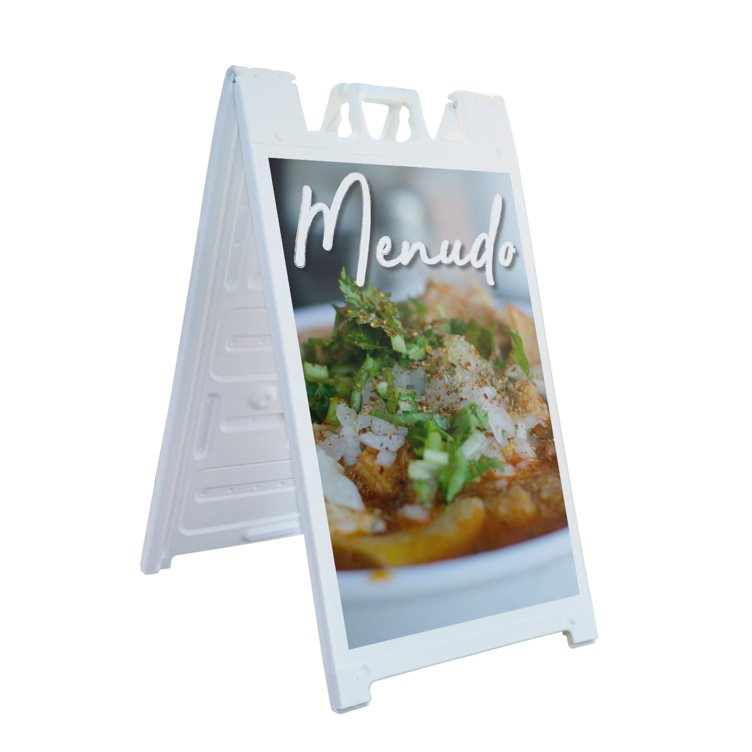 Menudo 24" x 36" Double Sided A-Frame Sidewalk Sign Includes 2 ...