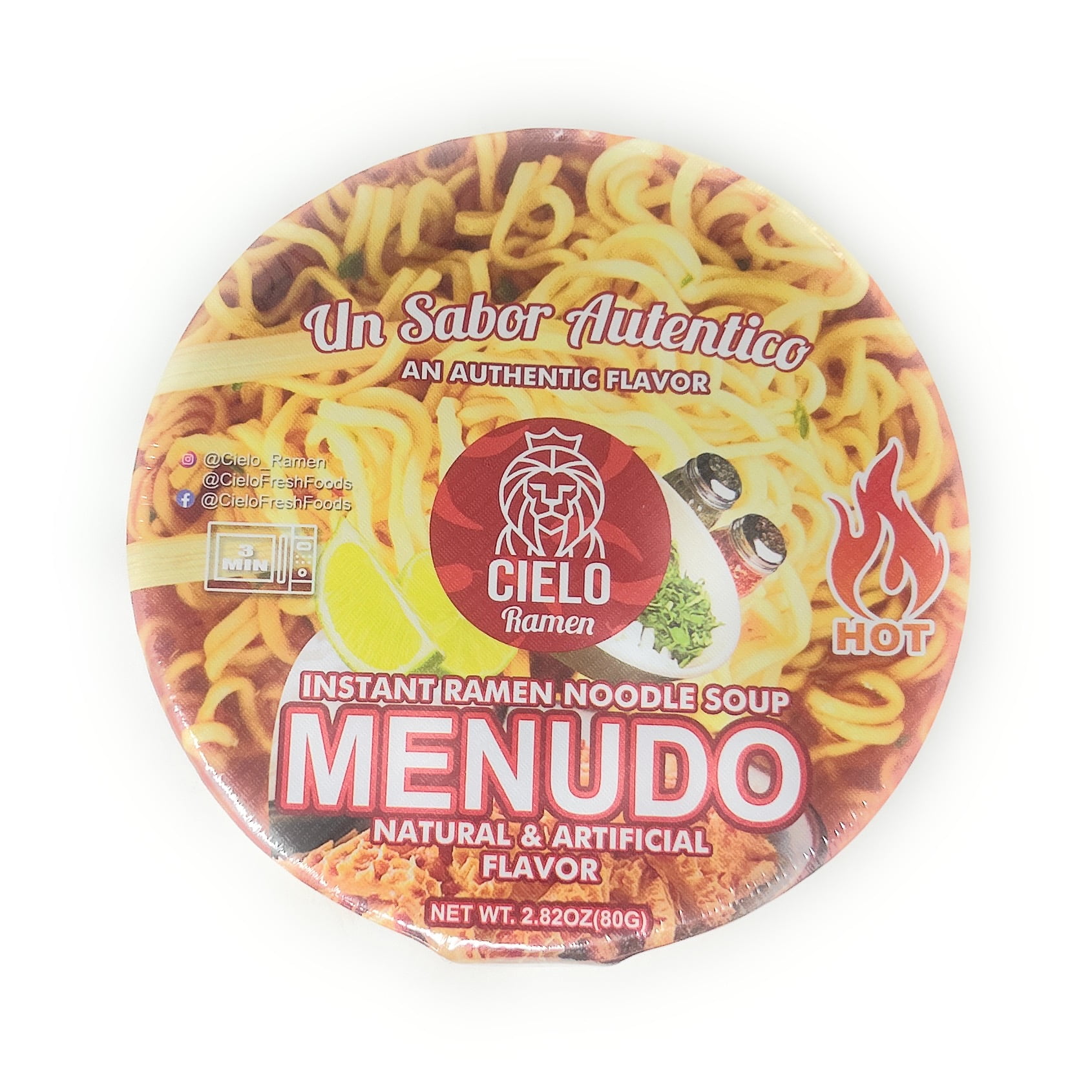 Menudo Instant Ramen Noodle Soup Bowl 2.82oz - 1 count - Walmart.com