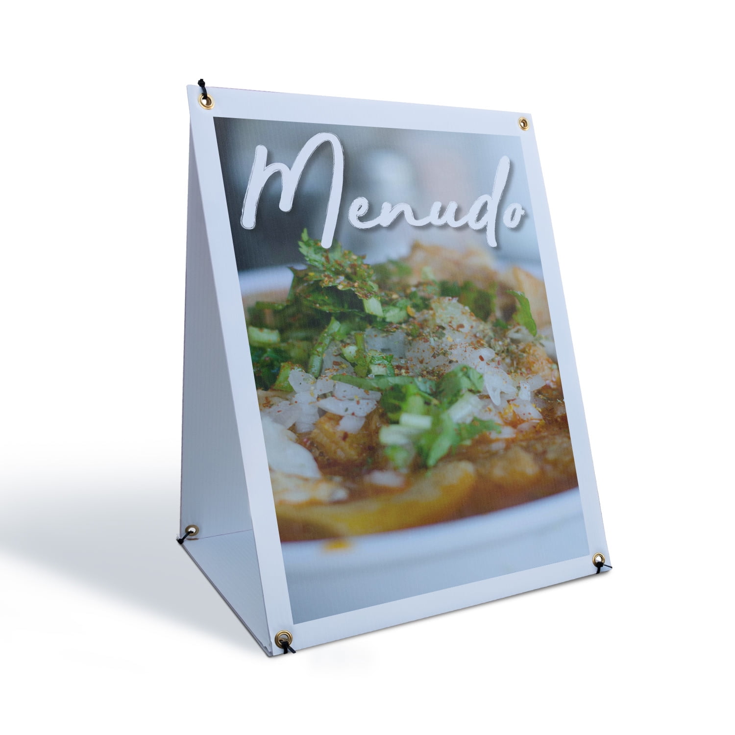Menudo Sidewalk Sign 24 Inch x 36 Inch A-Frame Images On Both Sides ...