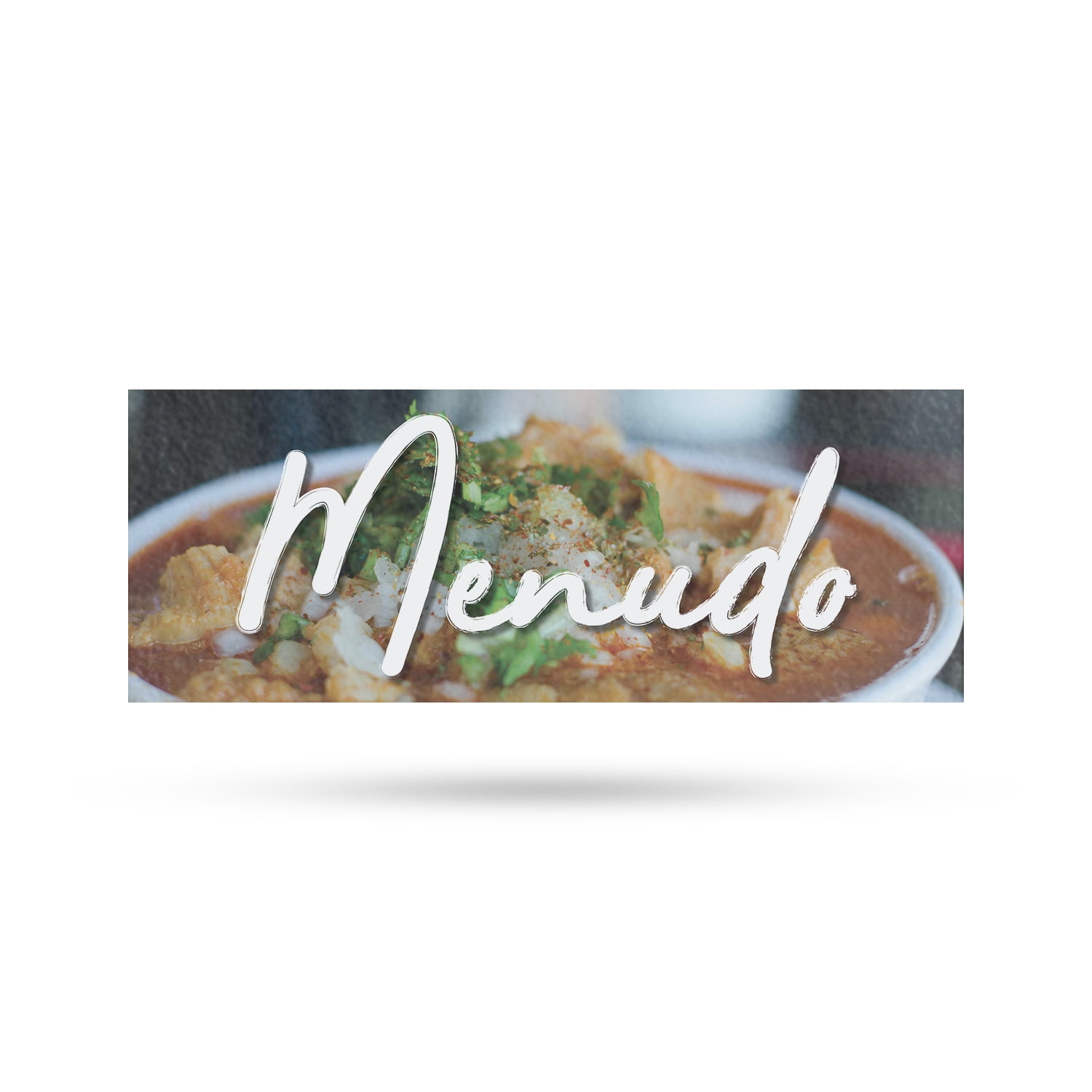 Menudo Vinyl Decal 36 Inch x 14 Inch Weatherproof Heavy-Duty Adhesive ...