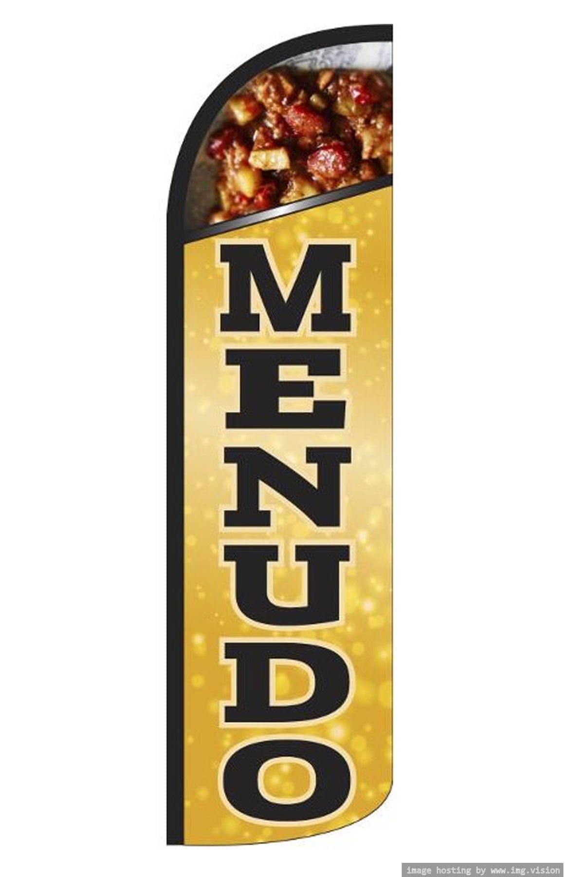 Menudo Windless flag Without Pole Advertisement /Business Flags ...