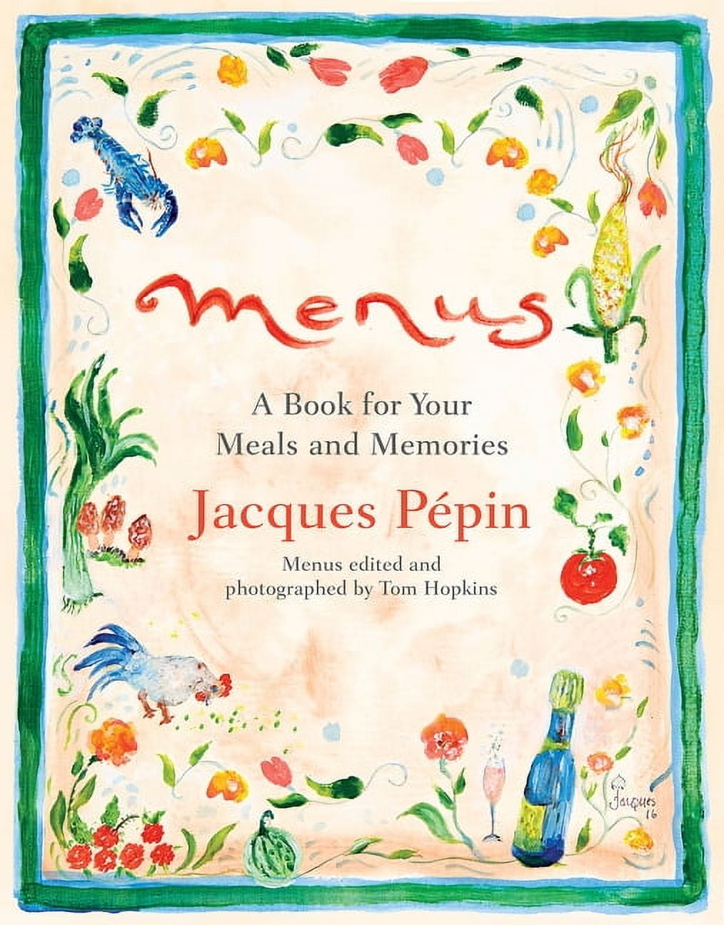 Menus: A Book for Your Meals and Memories, (Hardcover) - Walmart.com