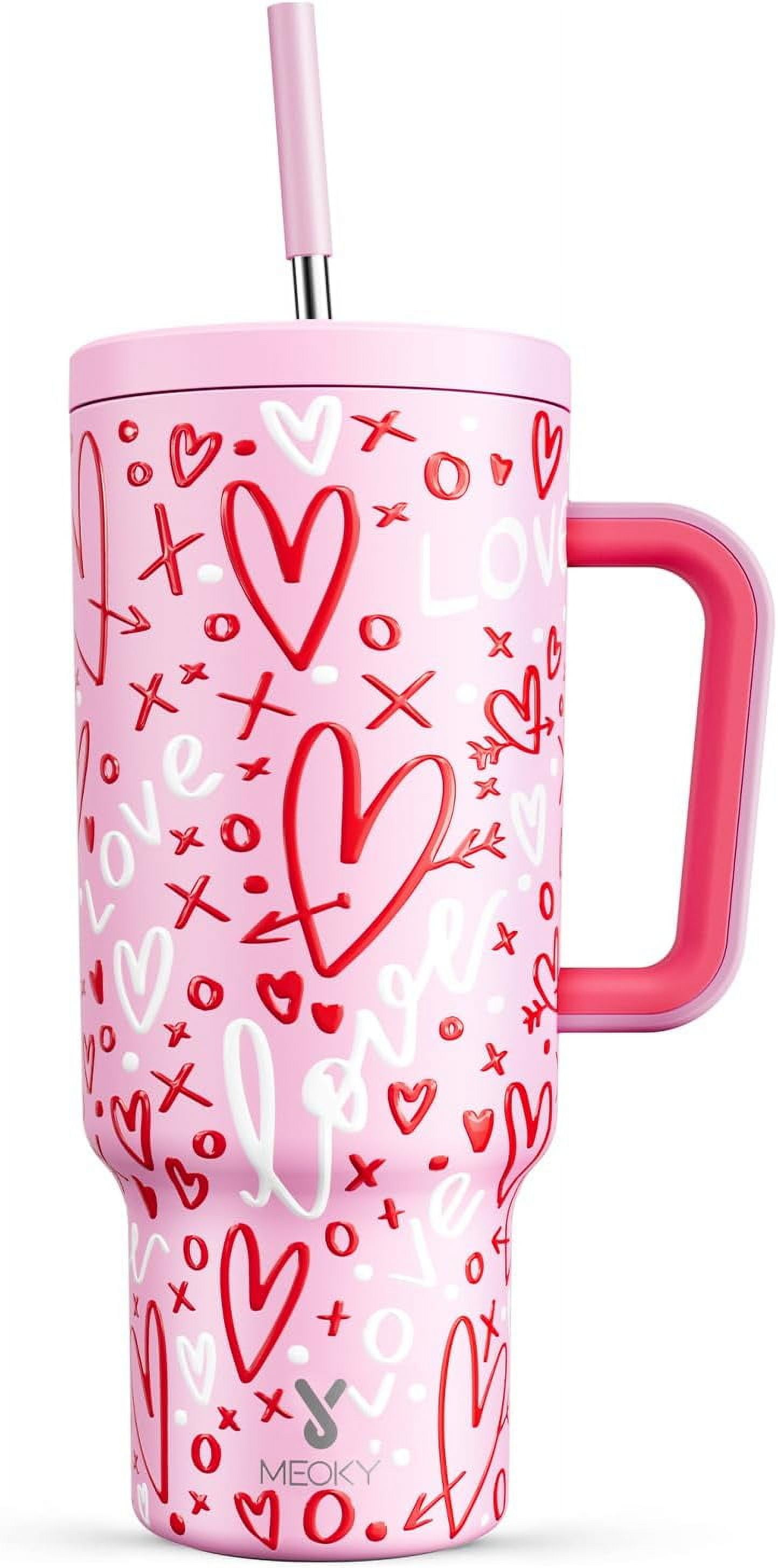 Meoky Mothers Day Ts 40 Oz Tumbler With Handle And Straw Tumbler