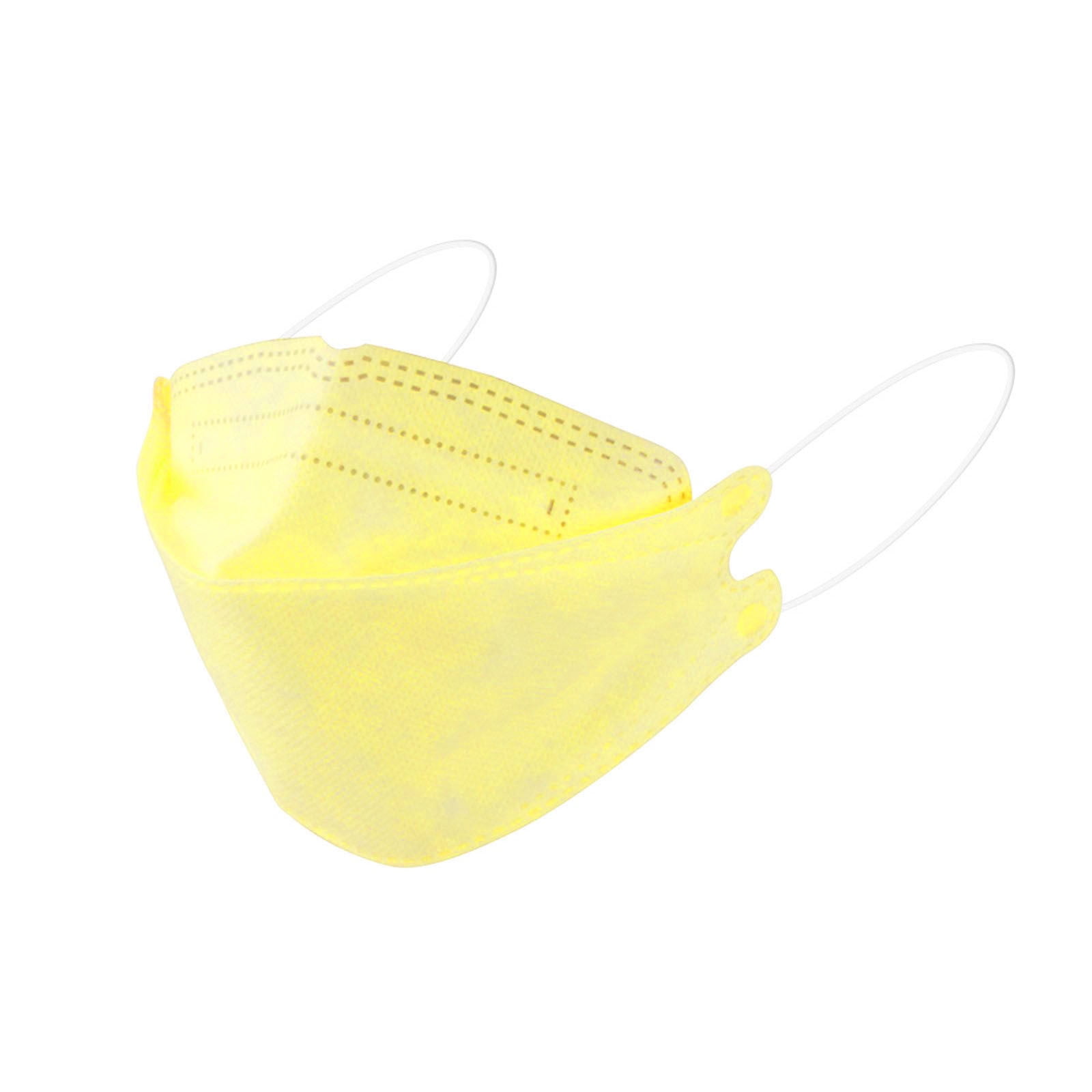 Meottam 100 Packs Adults Disposable KF94 Face Masks, 4-Ply 3D Fish Type ...