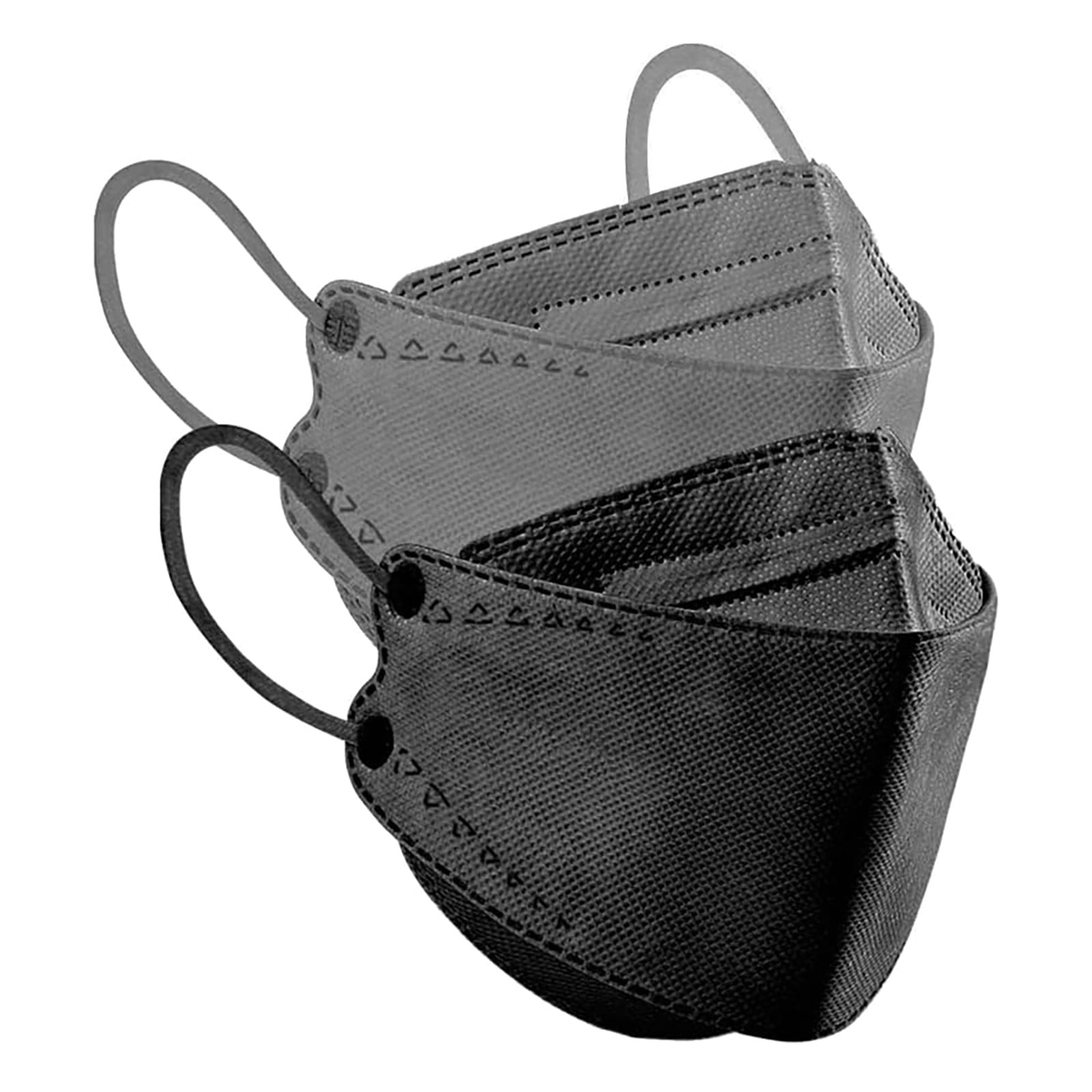 Meottam 50 Packs Adults Disposable KF94 Face Masks, 4-Ply 3D Fish Type ...