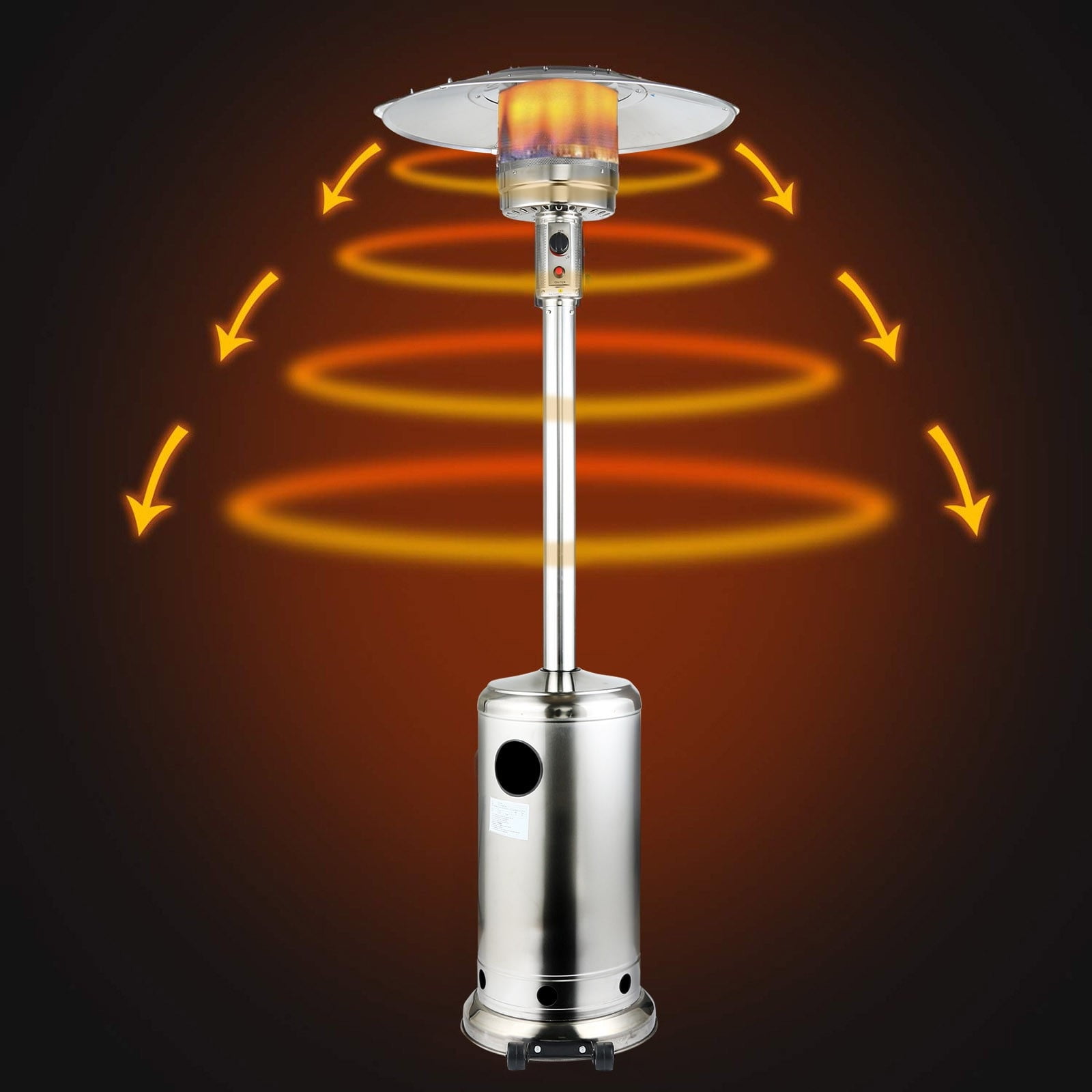 Meottam Electric Space Heater with Remote, 1500W Portable Electric ...