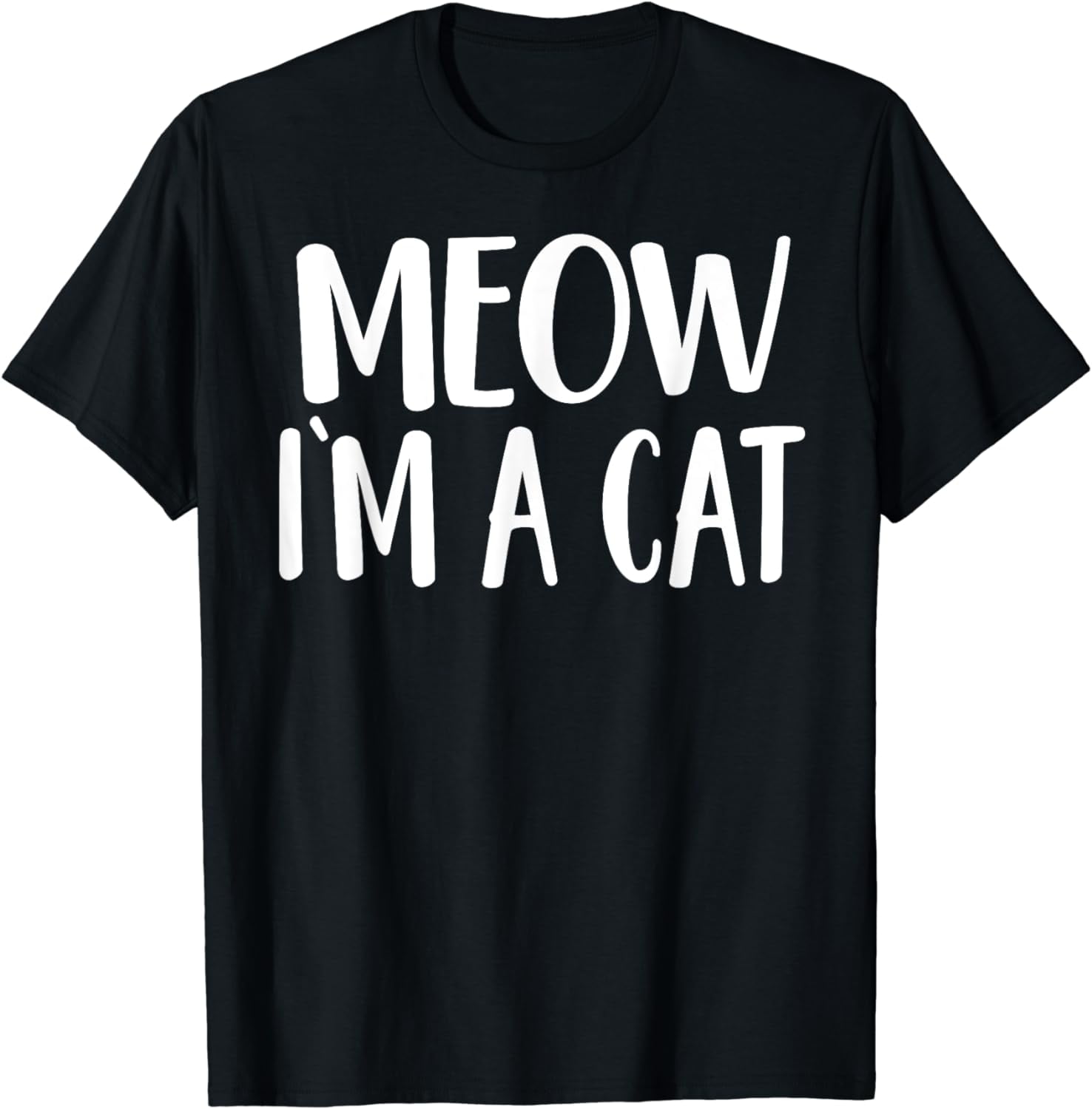 Meow I'm A Cat - Halloween Costume T-Shirt - Walmart.com