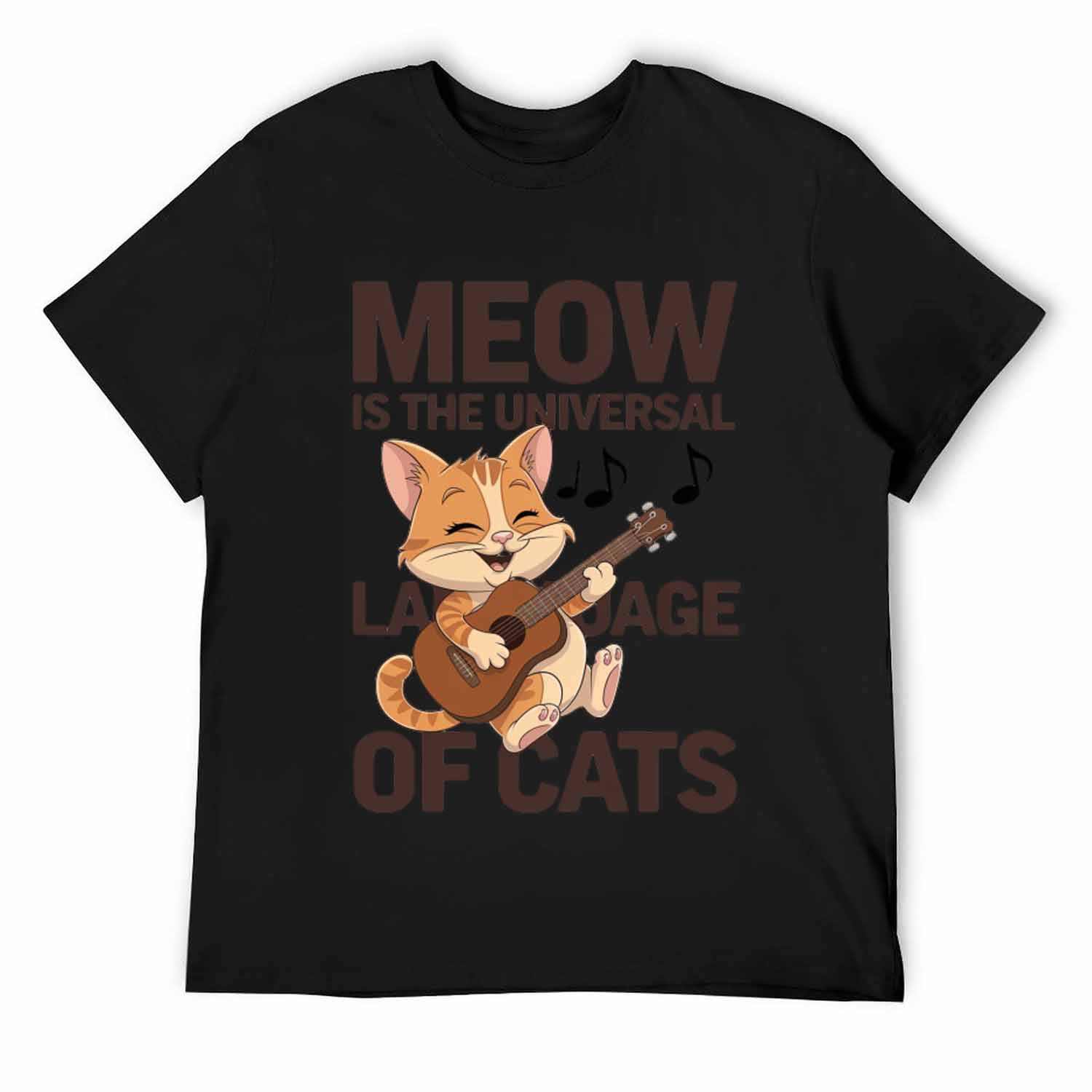 Meow Is The Universal Language Of Catst shirt design cat American Flag ...