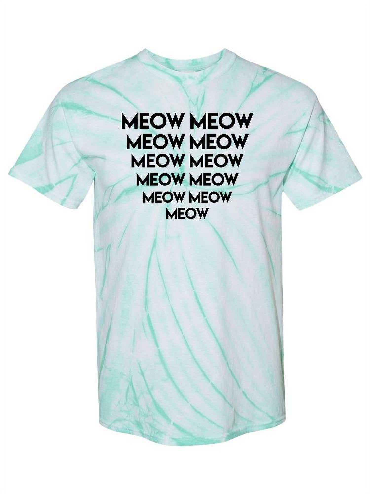 Meow Lines Tie-Dye Cyclone Men -Smartprints Designs, Male x-Large - Walmart.com