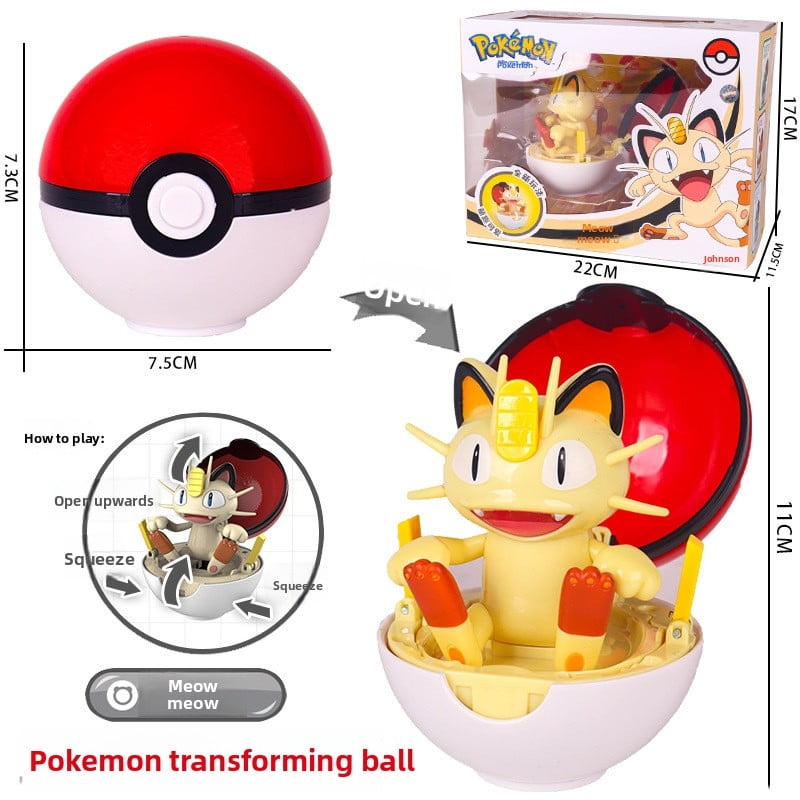Meow Meow Transforming Ball Toy Building Set For Kids Adults Gift ...