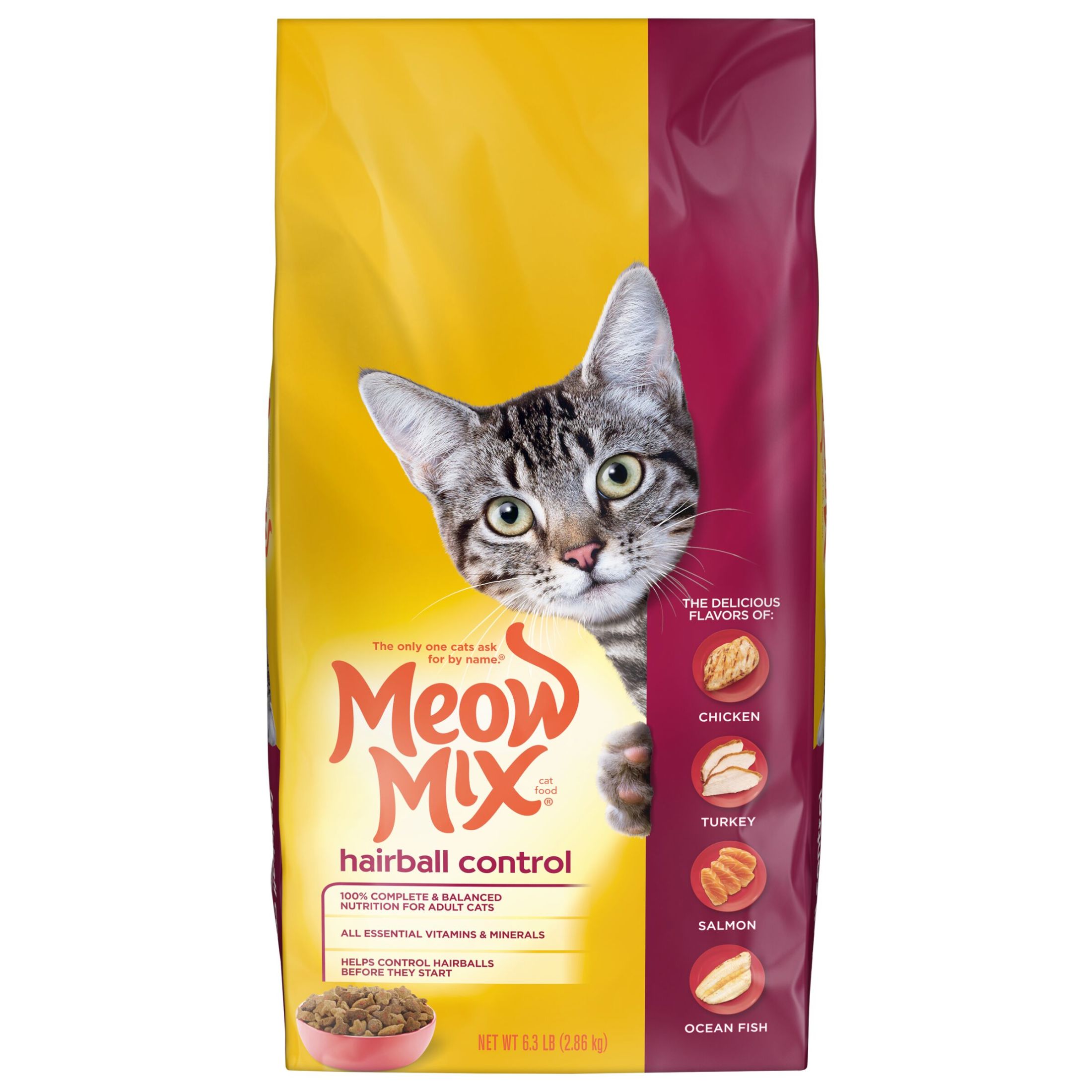 Meow Mix Poultry Selections Variety Pack Wet Cat Food, 24 Cups ...