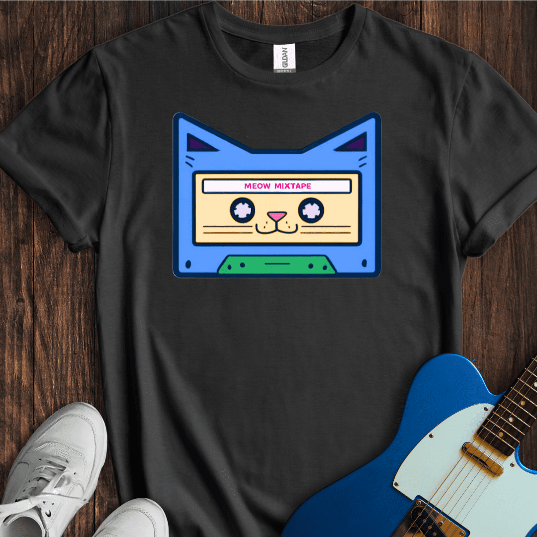 Meow Mixtape T-Shirt - Walmart.com
