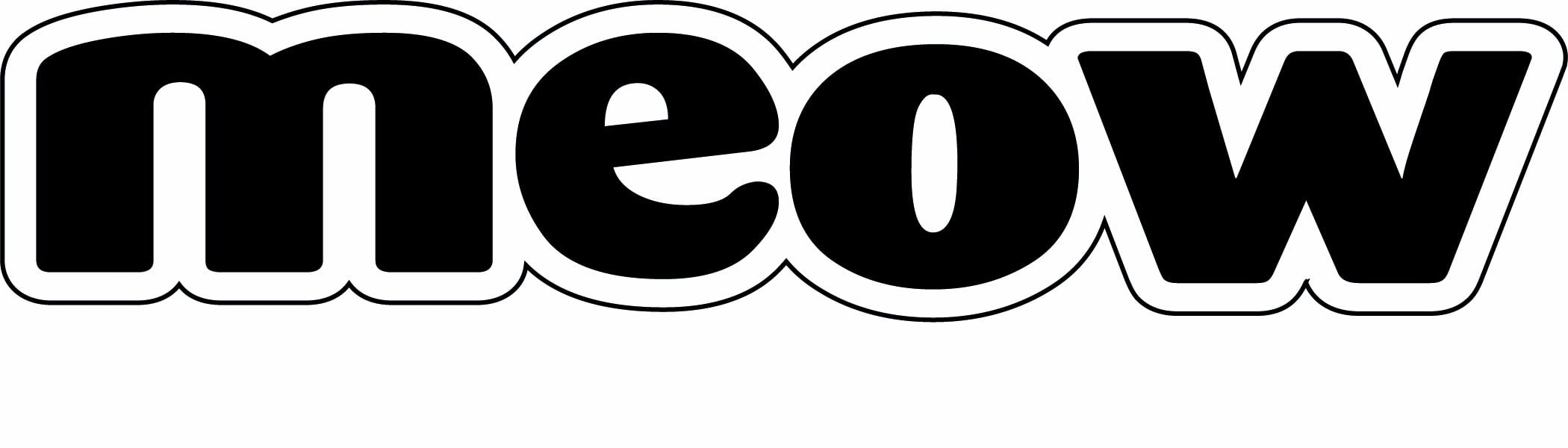 Imagine This 7-Inch by 2-Inch Car Magnet Word Shape, Meow - Walmart.com