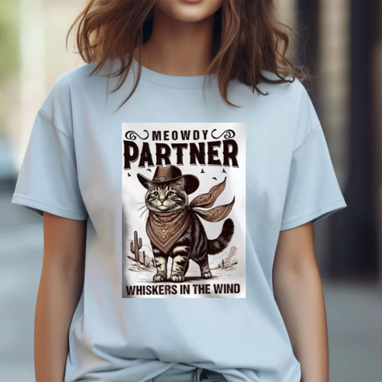 Meowdy Partner Cowboy Cat Png, Funny Cat Png, Funny Cowboy Png, Funny ...