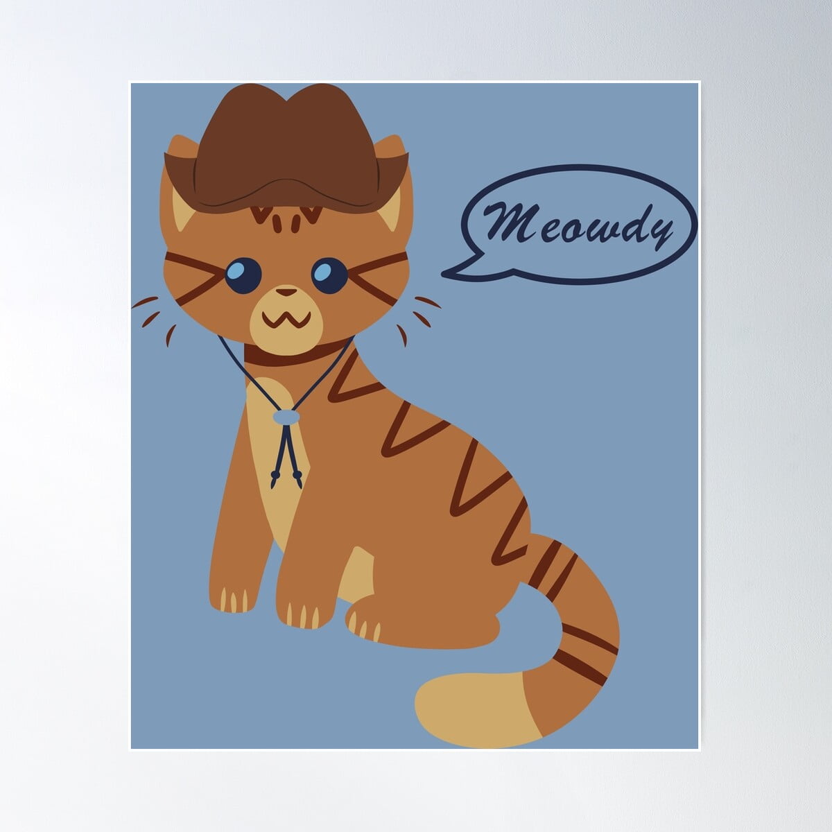 Meowdy! Poster, 24x36 UNFRAMED - Walmart.com