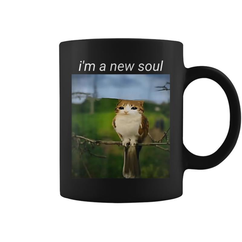Meowl Meme Cat Owl Meme Brainrot Gen Alpha Meme Coffee Mugs - Walmart.com