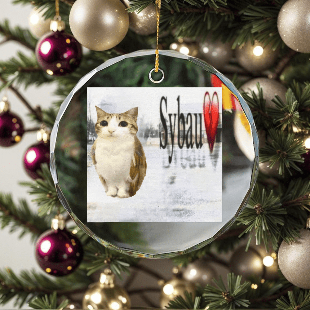 Meowl SYBAU Meme Funny Cat-Owl Brainrot Silly Cursed Cat Ornament ...