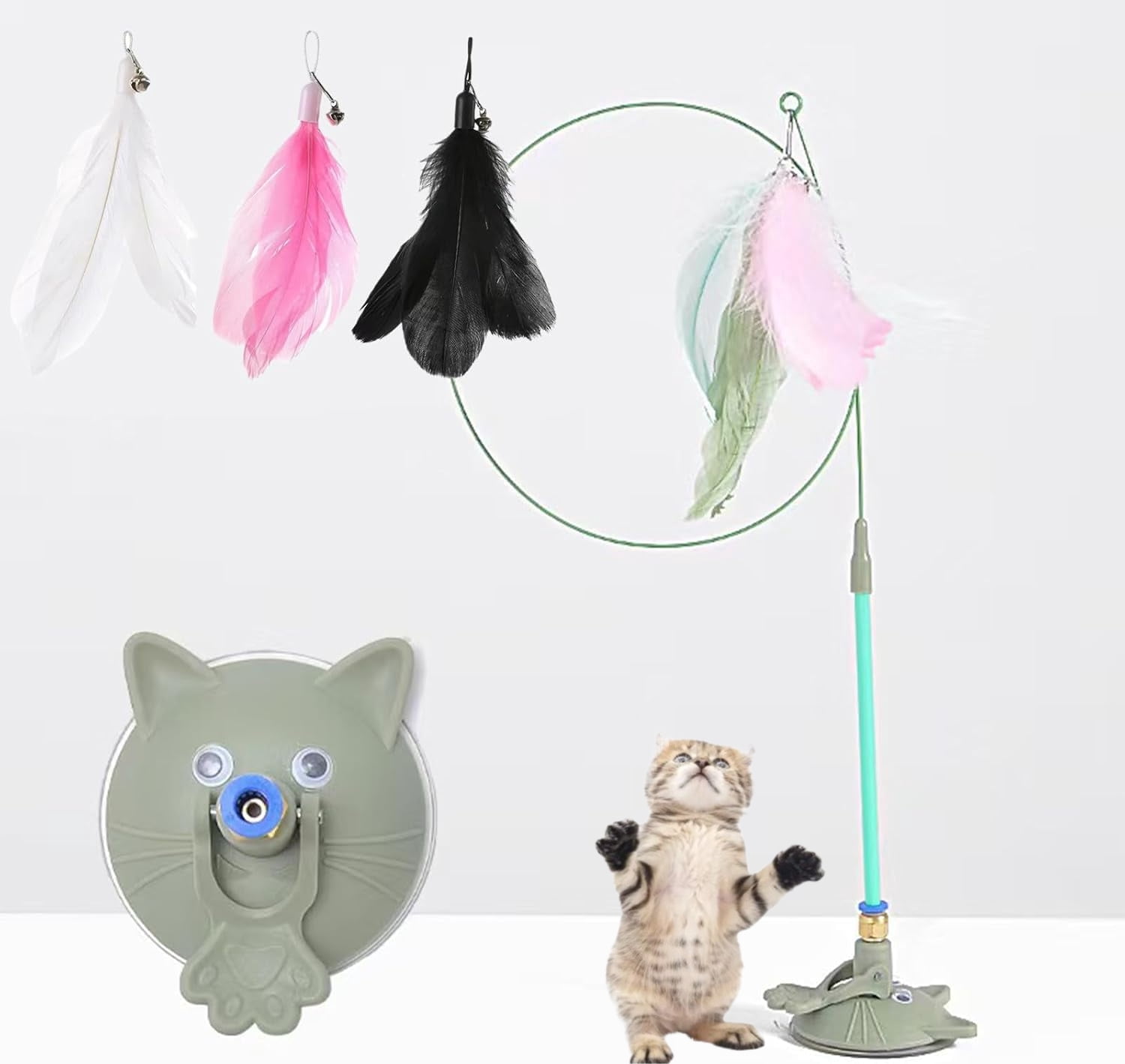 Meowmastery Toy, Meow Mastery Teaser Wand - with 3 Types of Replacement ...