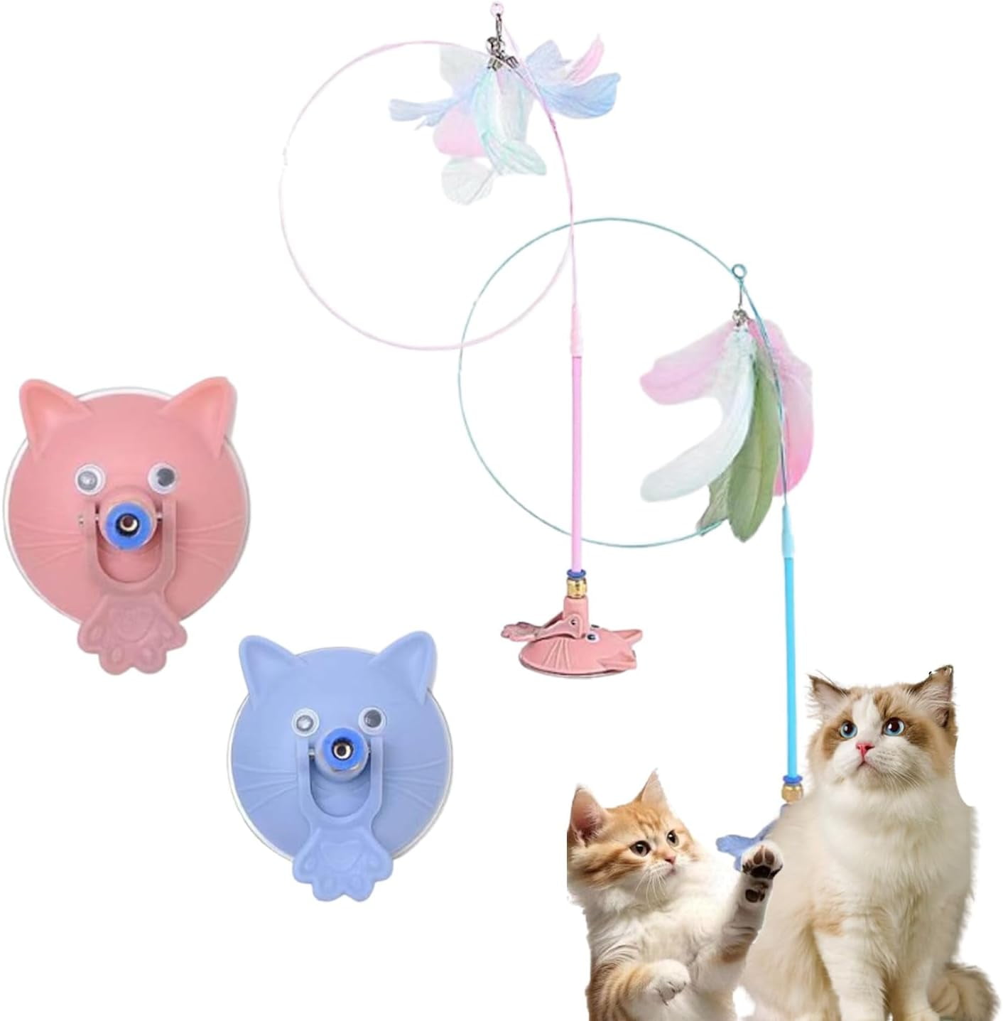 Meowmastery Toy, Puffpetshop - Meowmastery Toy - with 3 Types of ...