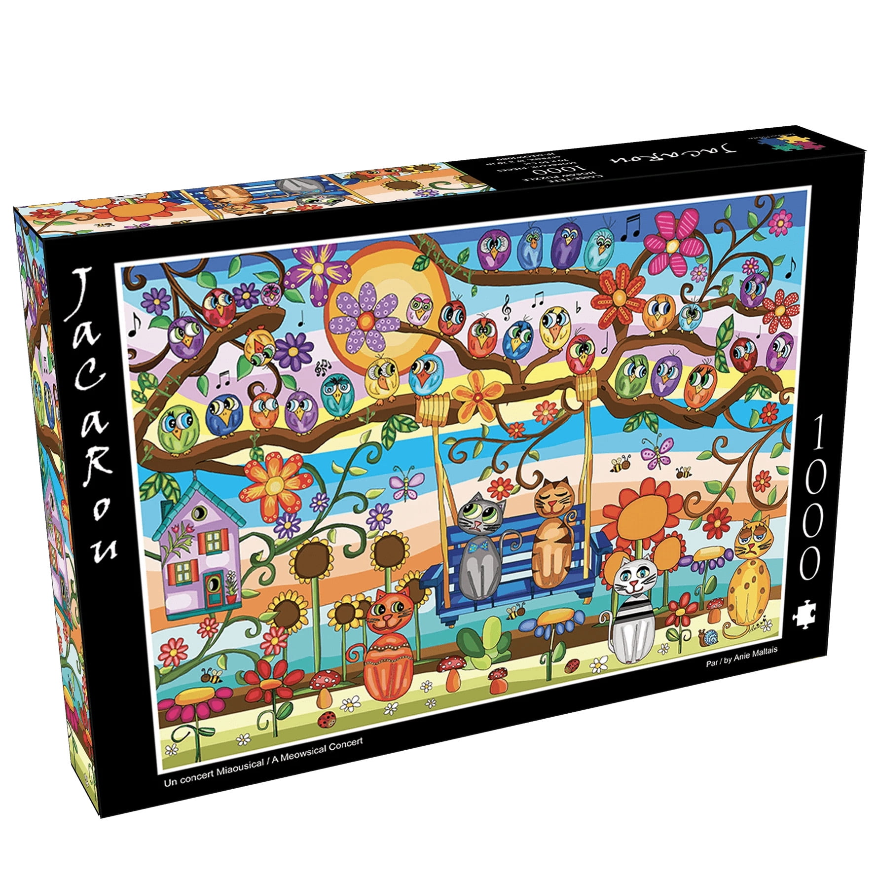 Meowsical Concert 1000 Piece Puzzle - Walmart.com