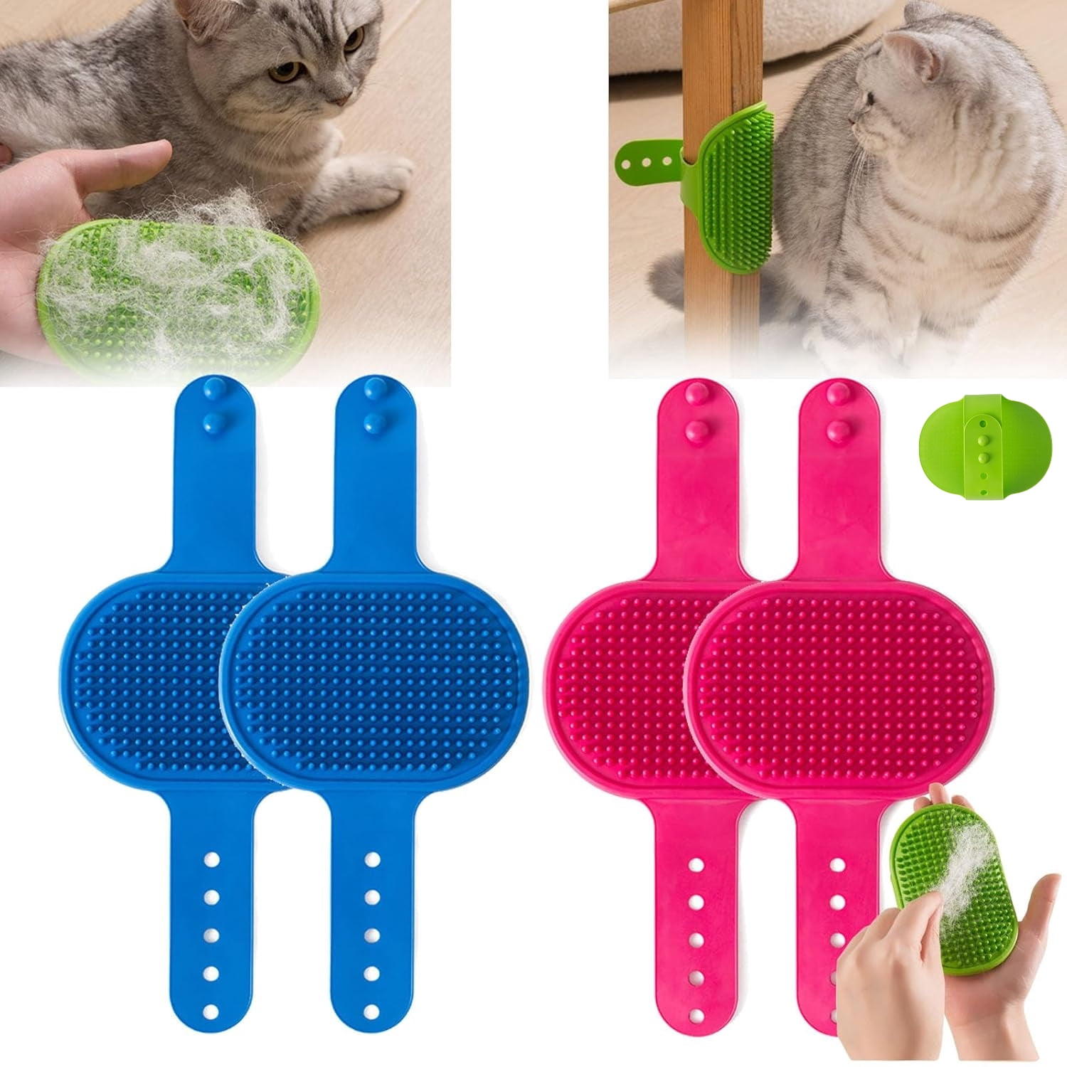 Meowvo Silicone Grooming Strap Pad for Cats, Meowvo Silicone Grooming ...