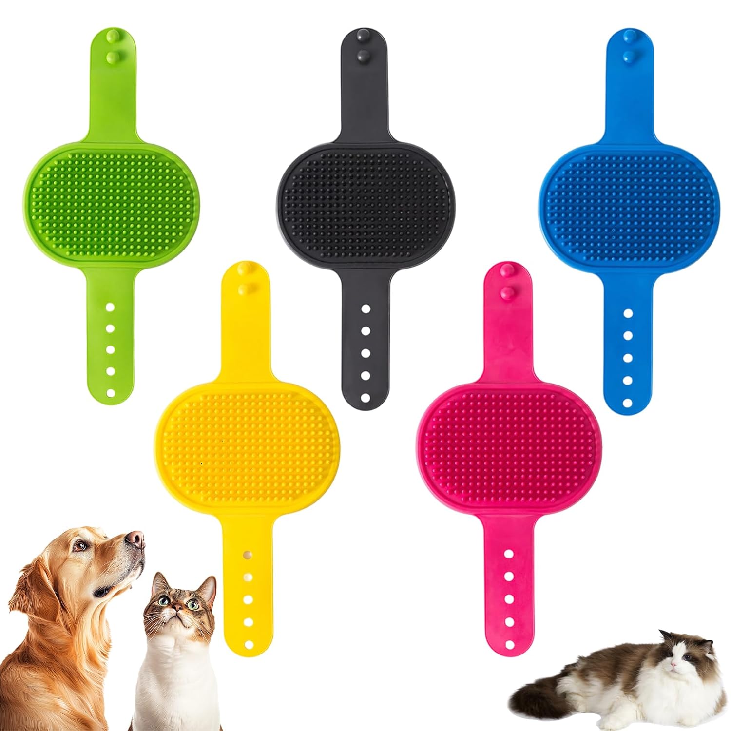 Meowvo Silicone Grooming Strap Pad for Cats, Silicone Grooming Strap ...