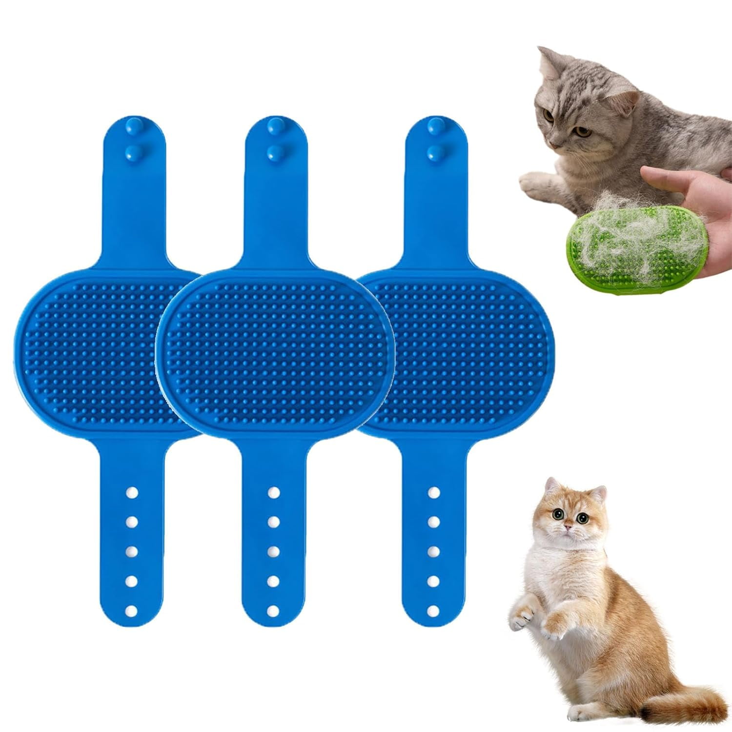 Meowvo Silicone Grooming Strap Pad for Cats, Silicone Grooming Strap ...