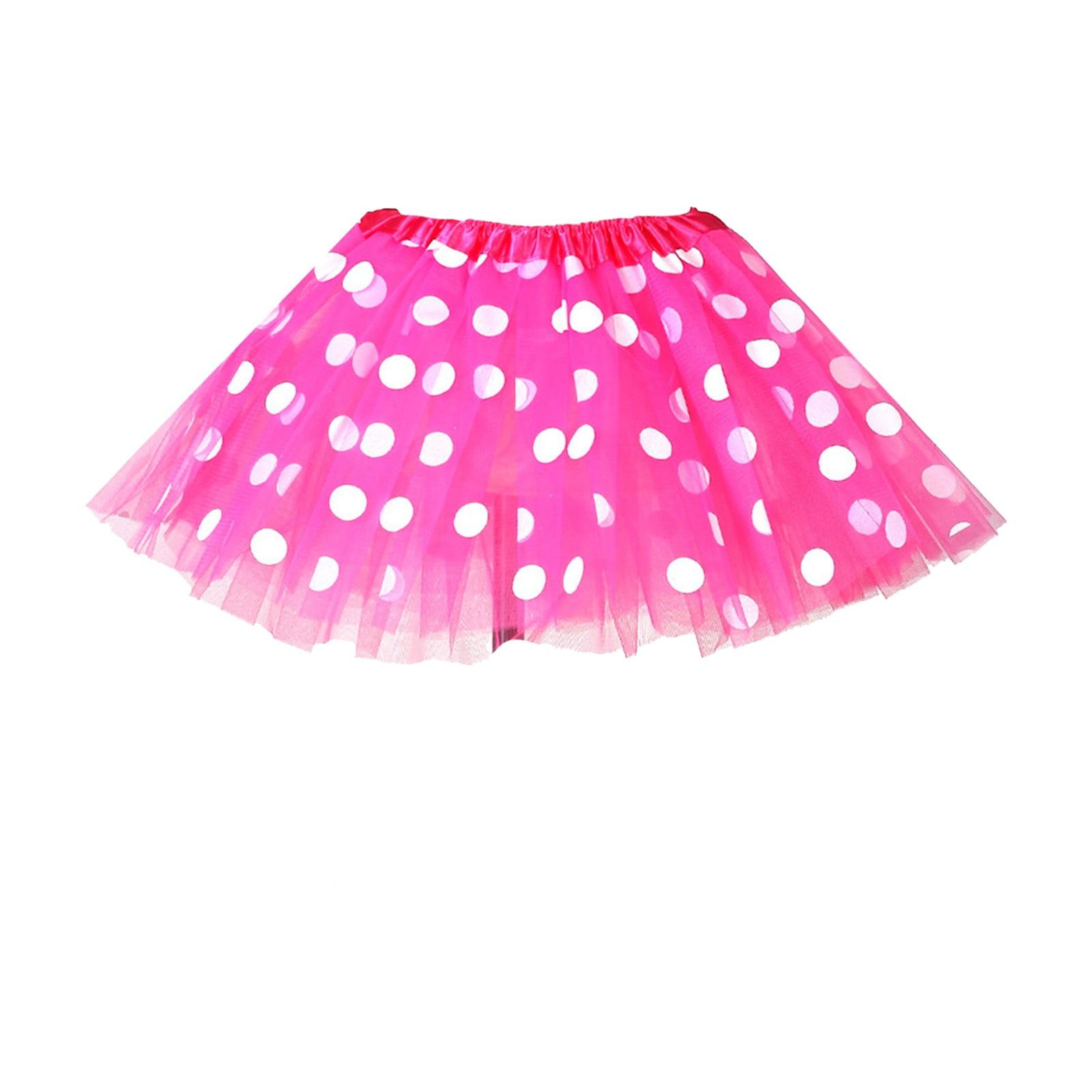 Mepaouo Adults Polka Dot Tutu for Women Glitter Ballet Triple Layer ...