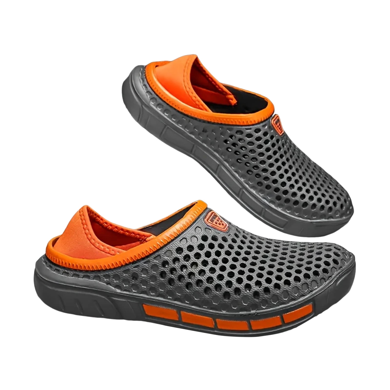 Mepaouo Clogs for Men Slip on Rubber Summer Water Shoes Beach Pool ...