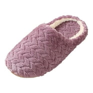 Ecetana Cozy Slippers for Women Indoor and Outdoor Fuzzy House Shoes with Memory Foam - Walmart.com
