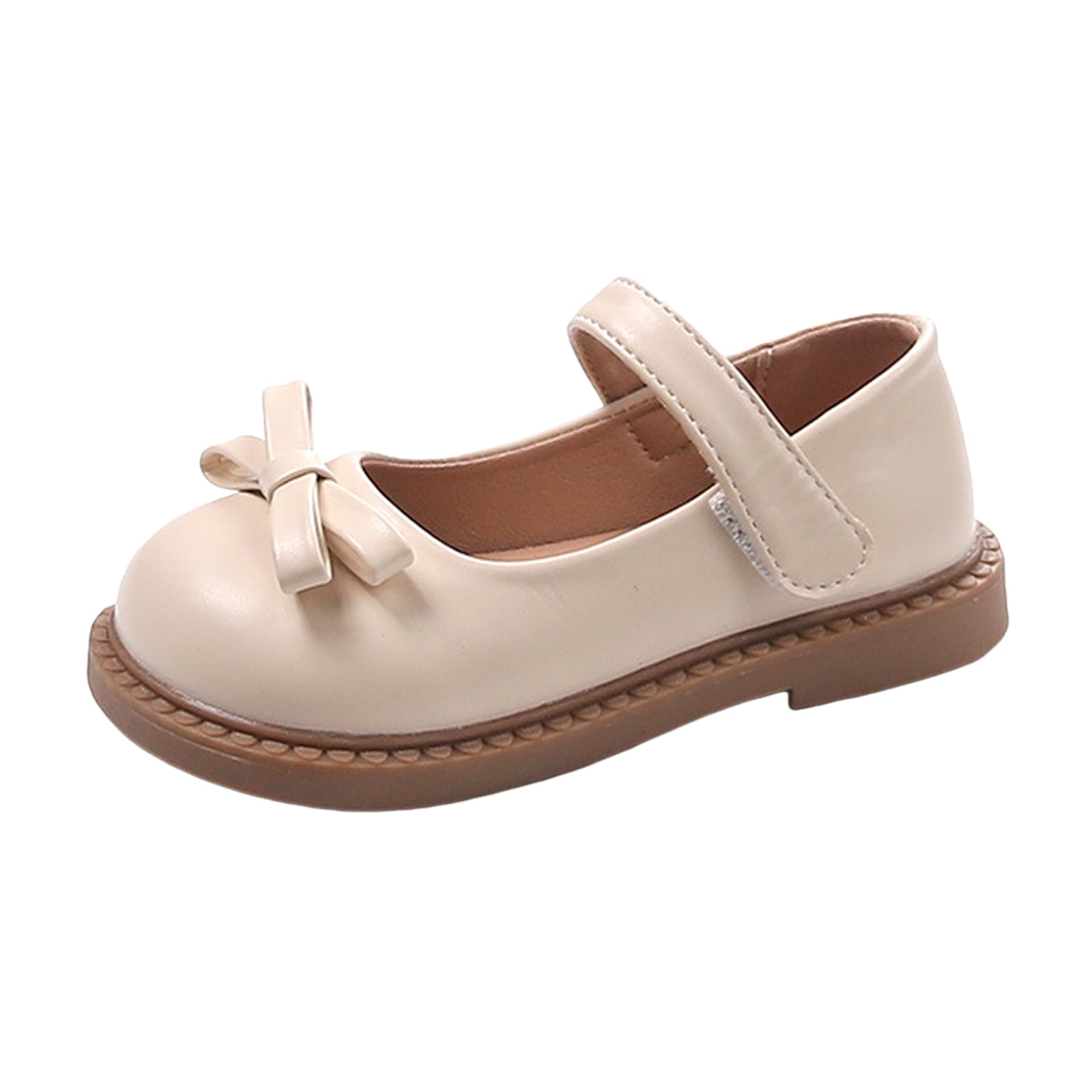 Mepaouo Girls School Shoes Uniform Mary Jane Flats Toddler Wedding ...