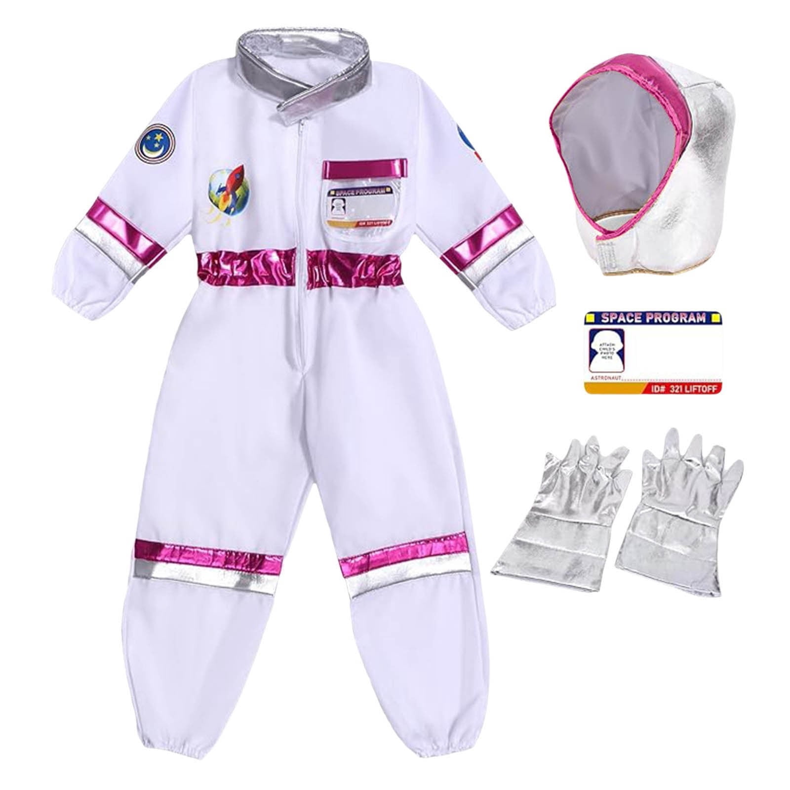 Mepaouo Kids Astronaut Flight Pilot Jumpsuit Clothes Set with Gloves ...