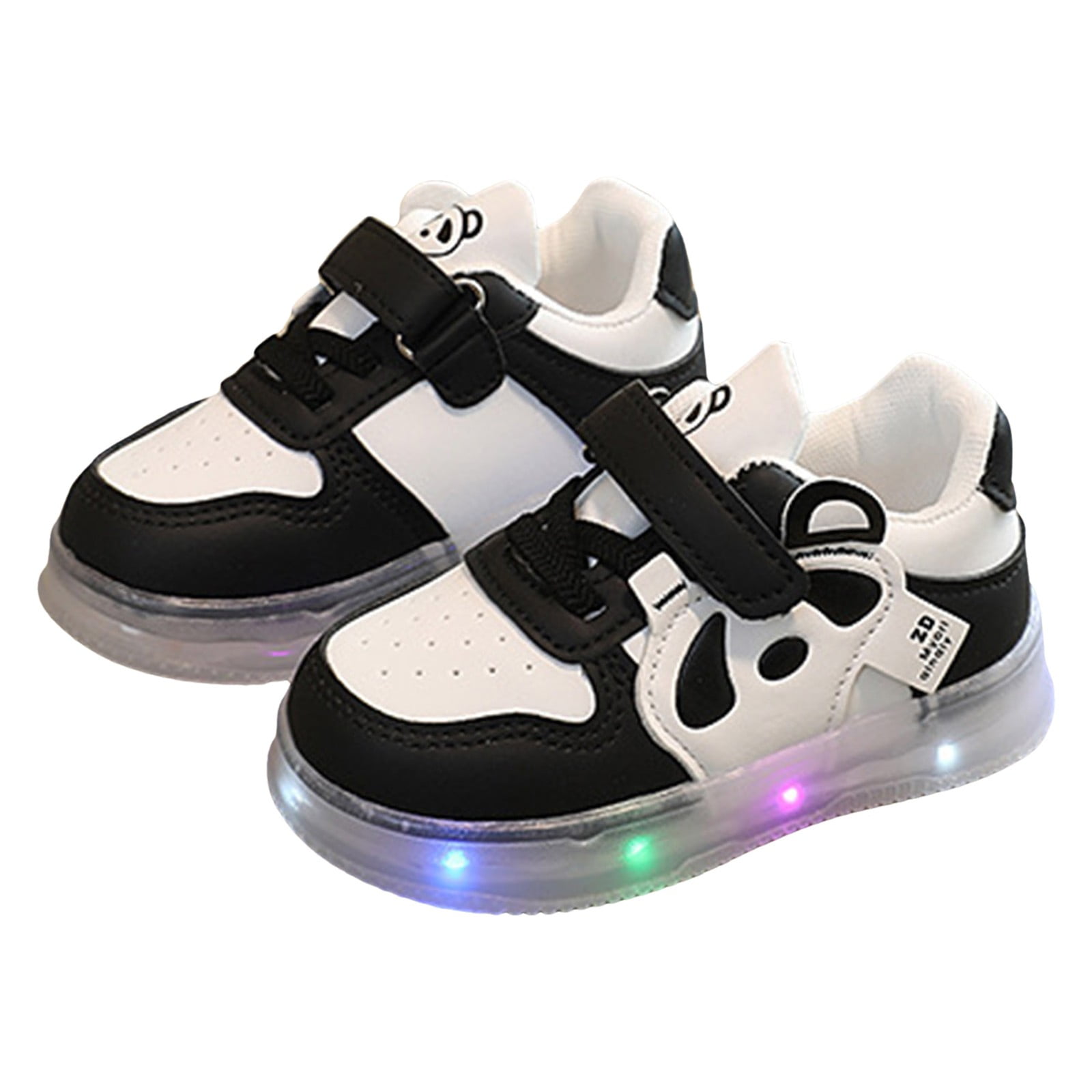 Mepaouo Kids LED Light up Shoes Unisex Boys Girls Flashing Low Top ...