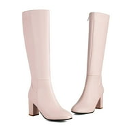 CHACHA 5" Heel Knee High Platform Boots - Walmart.com