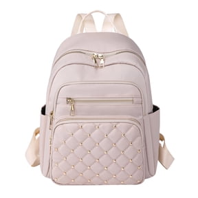 Vansarto Women Fashion Zipper Medium Backpack Purse Faux Leather ...