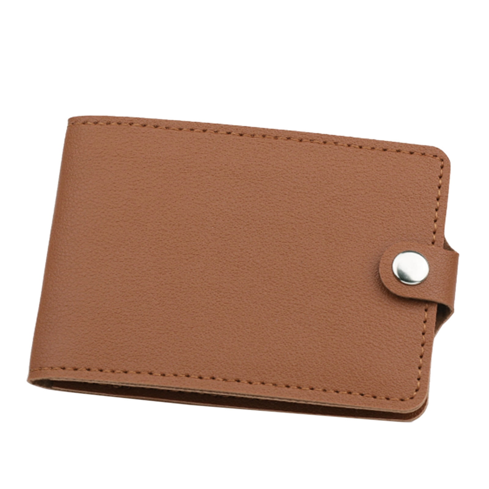 Mepaouo Leather Credit Card Holder Slim Bifold Driver's License Safe ...