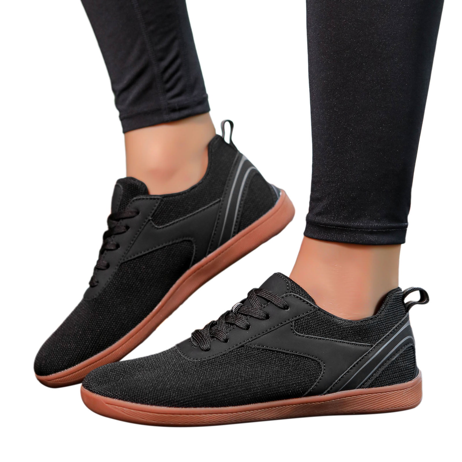 Mepaouo Men's Barefoot Shoes Minimalist Cross-Trainer Shoes Wide Toe ...