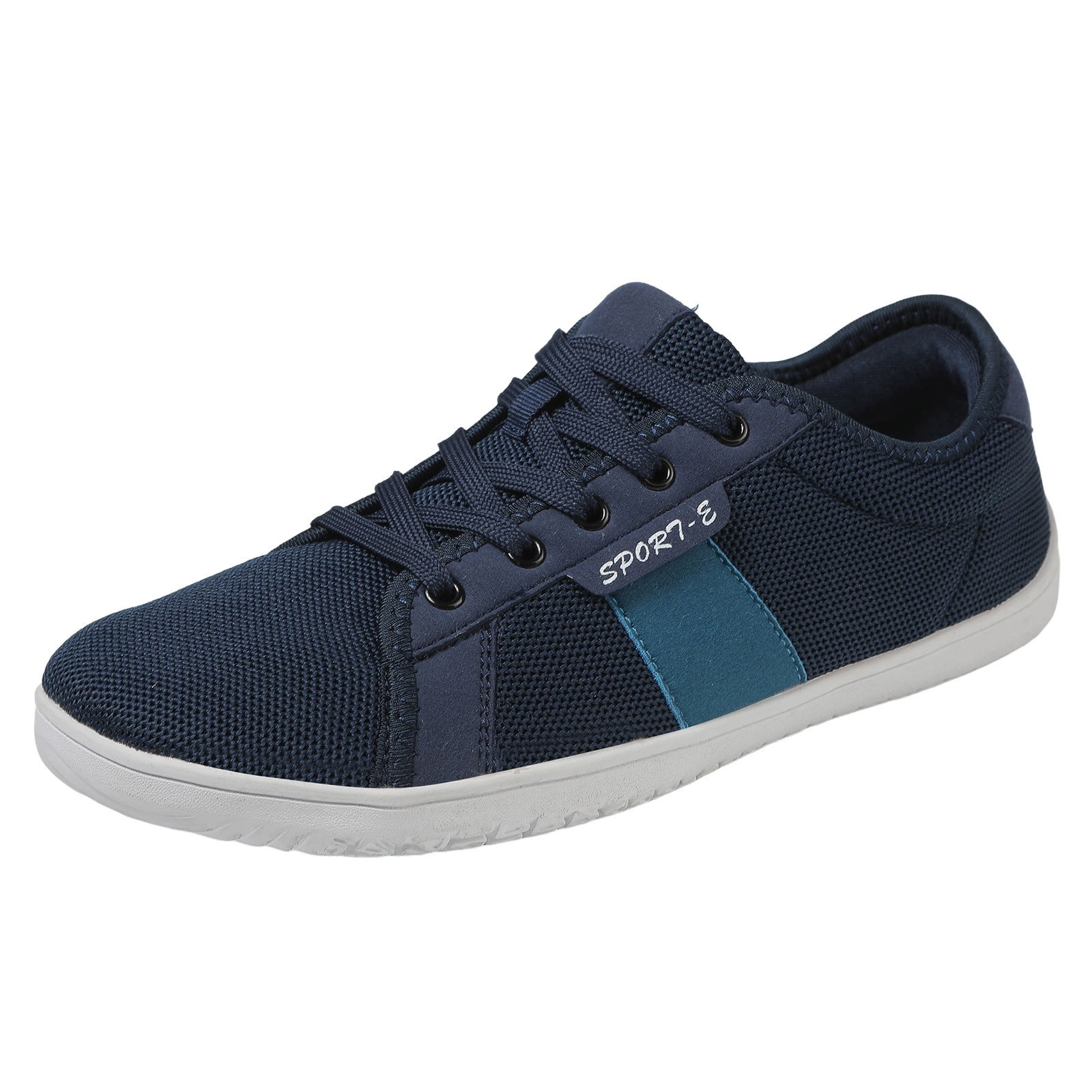 Mepaouo Men's Canvas Barefoot Shoes Wide Toe Minimalist Water Sneakers ...