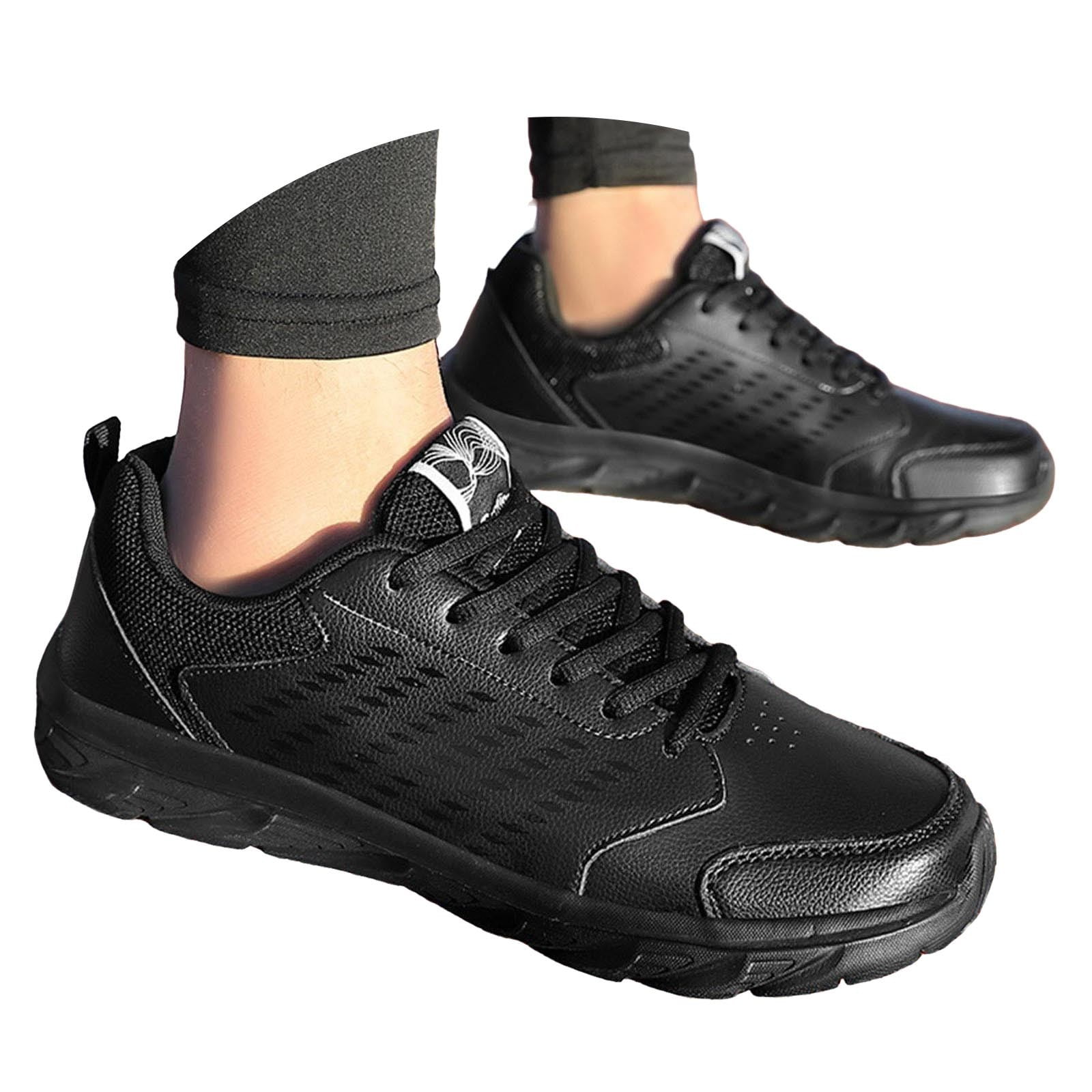 Mepaouo Men's Wide Hiking Shoes Outdoor Walking Waterproof Work ...