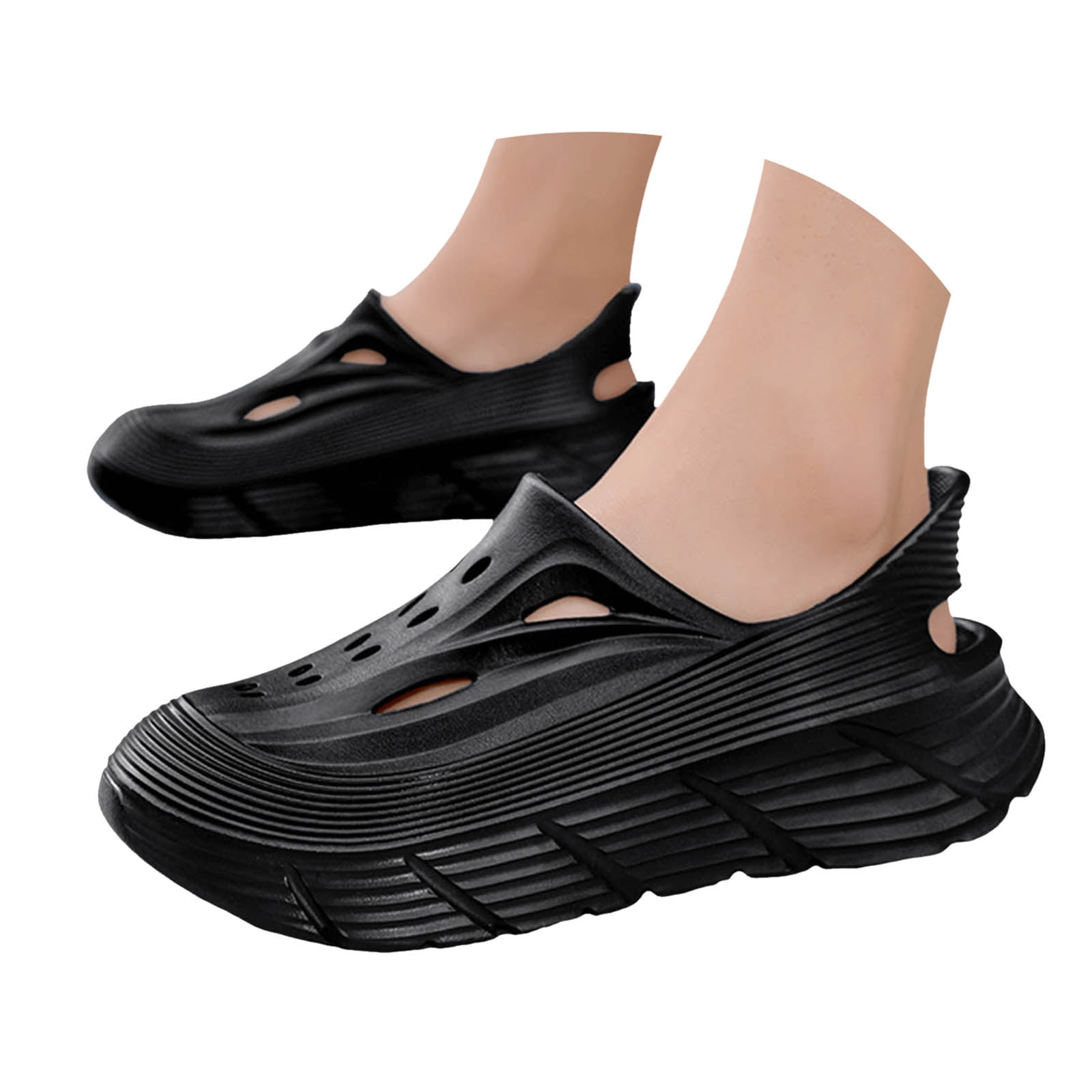 Mepaouo Mens Clogs Platform Slip on Mules Water Shoes Outdoor Comfort ...