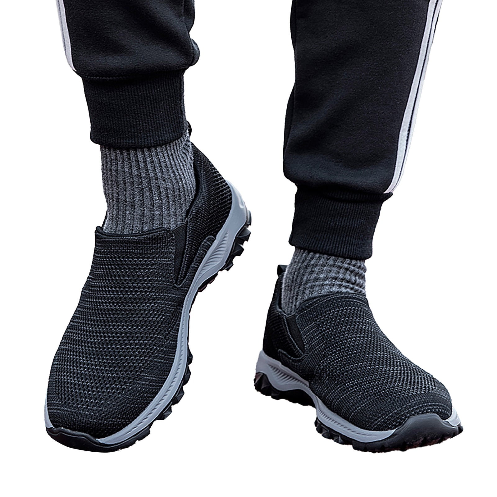 Mepaouo Mens Hands Free Slip ins Athletic Slip on Casual Walking Shoes ...