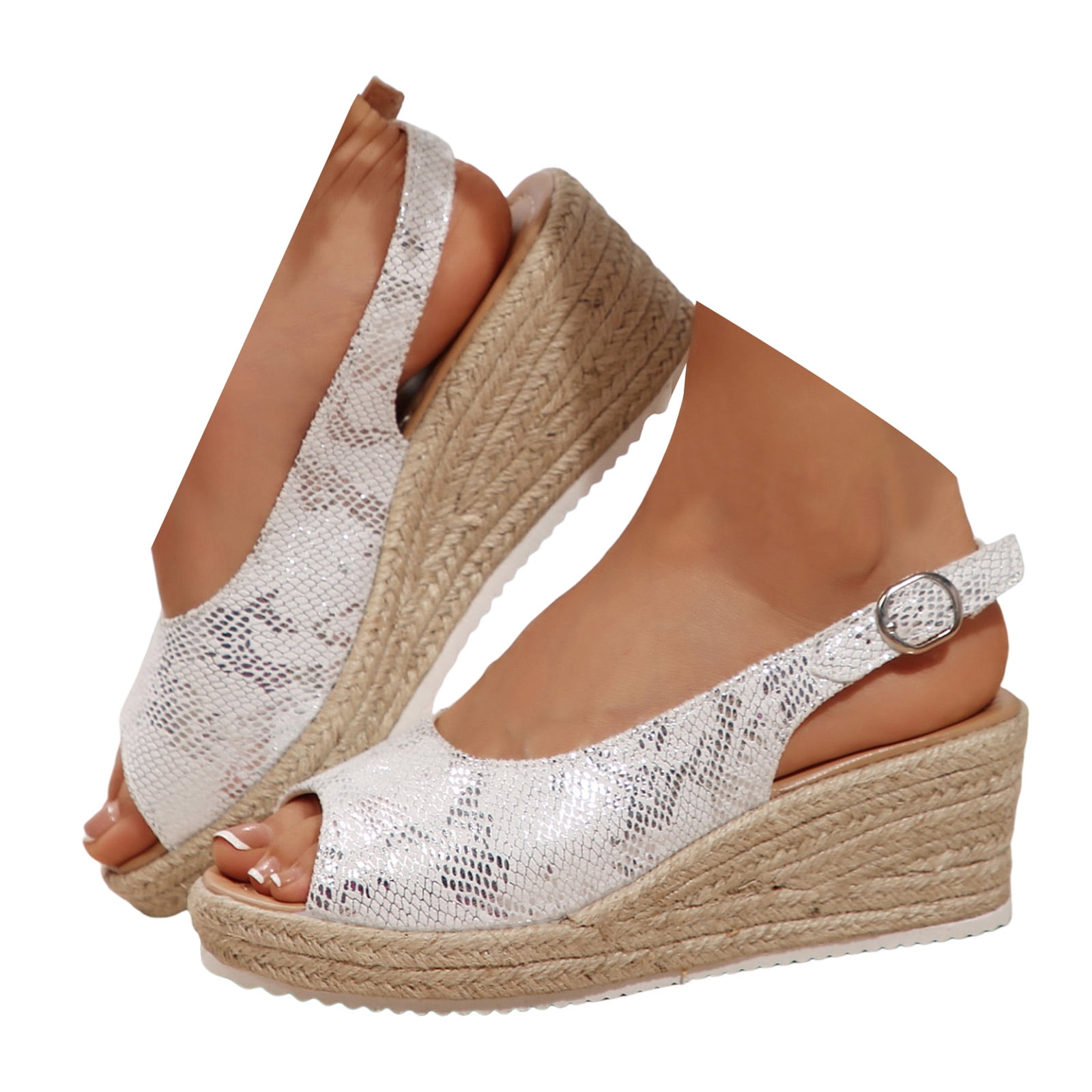 Mepaouo Orthopedic Platform Wedge Sandals for Women 2025 Open Toe ...