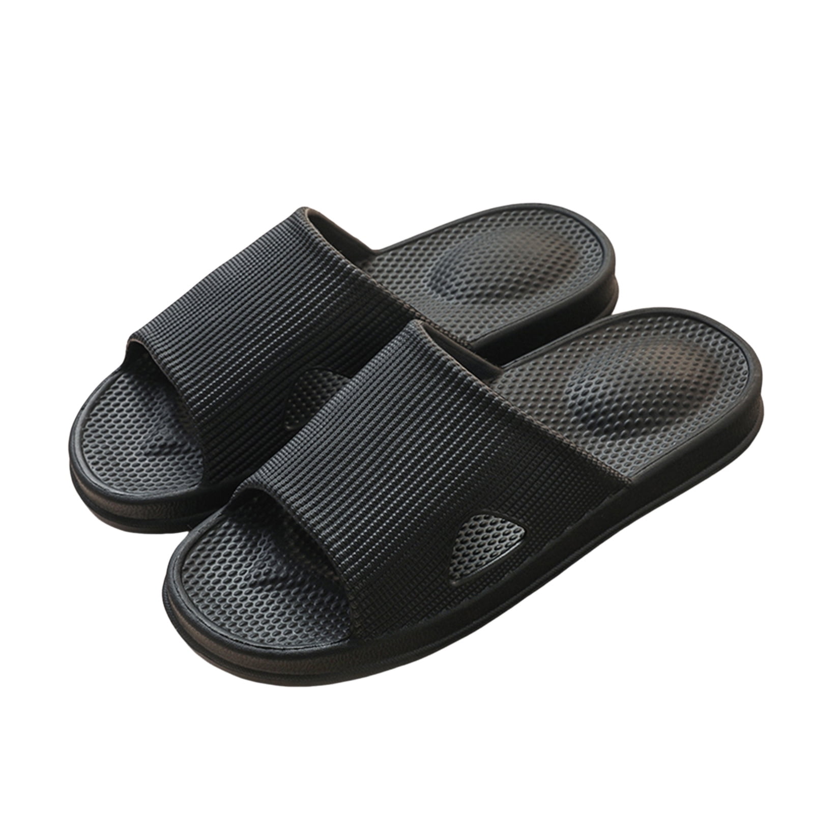 Dakaela Shower Shoes for Women Men Comfortable House Slides Cushioned ...