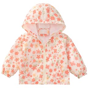 Rokka&Rolla Toddler Girls' Fleece Lined Full Zip Windbreaker Jacket ...