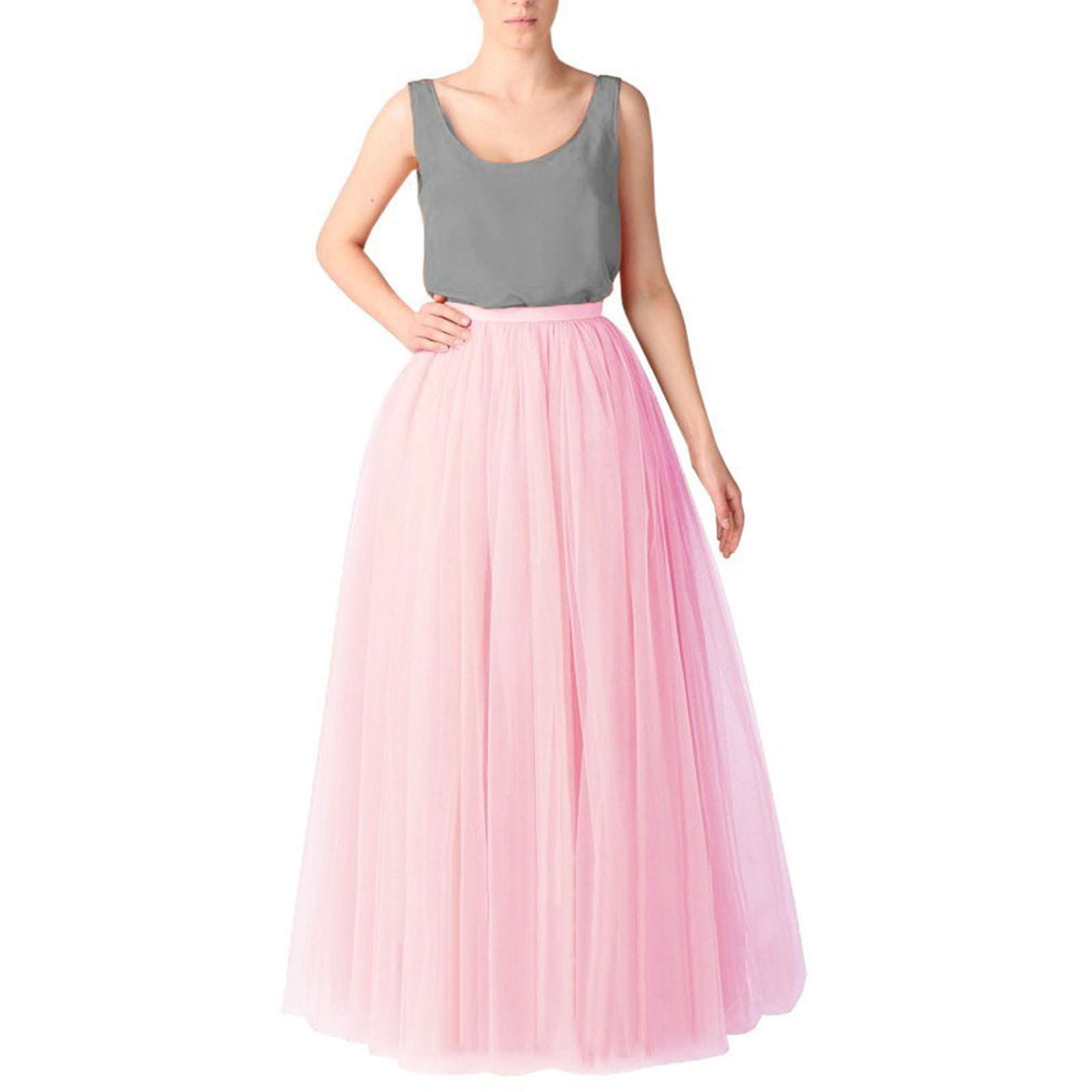 Mepaouo Women's A Line Tutus Tulle Party Evening Tutu Skirts Tea Length ...
